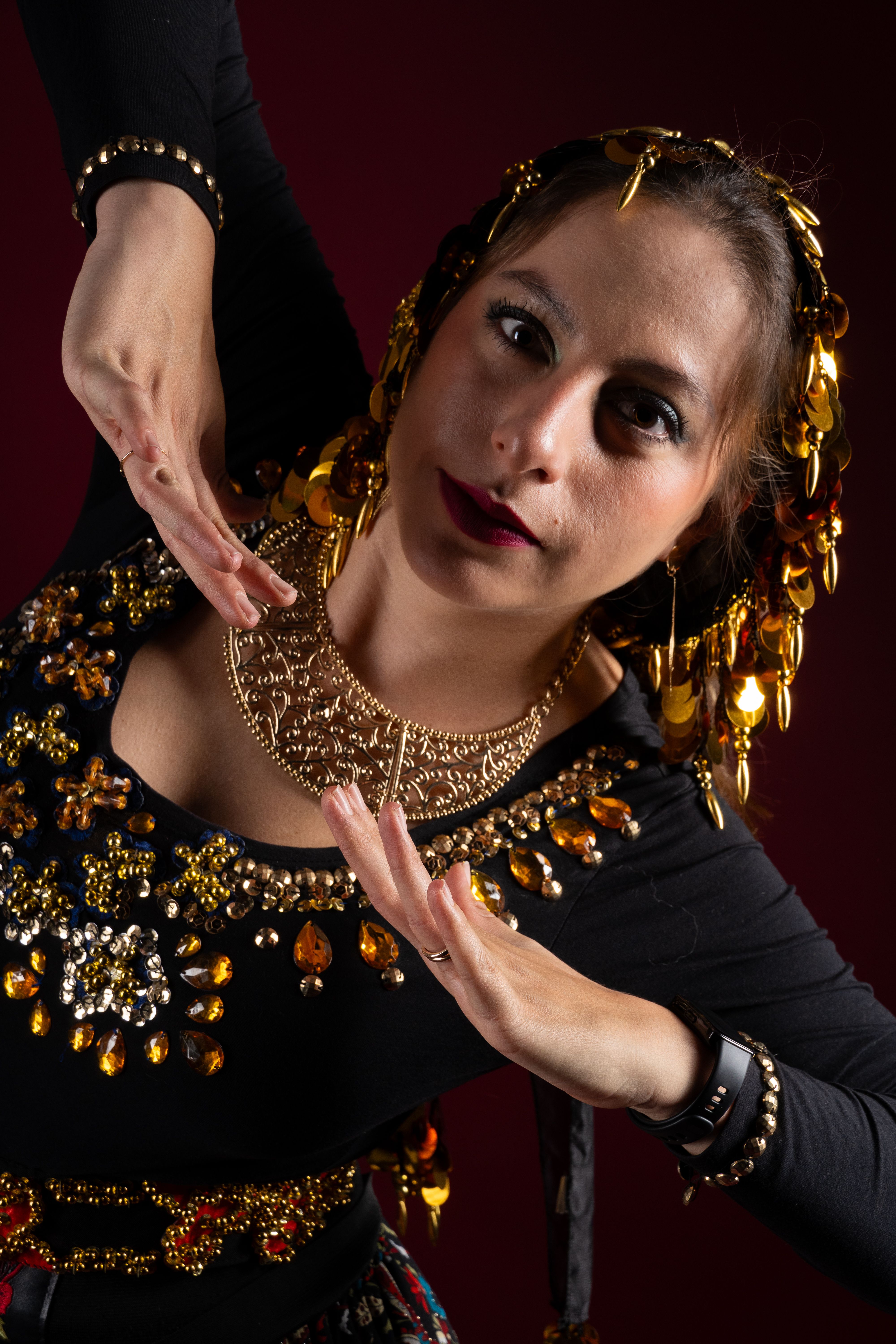 Vibrant Female Dancer in Traditional Attire · Free Stock Photo