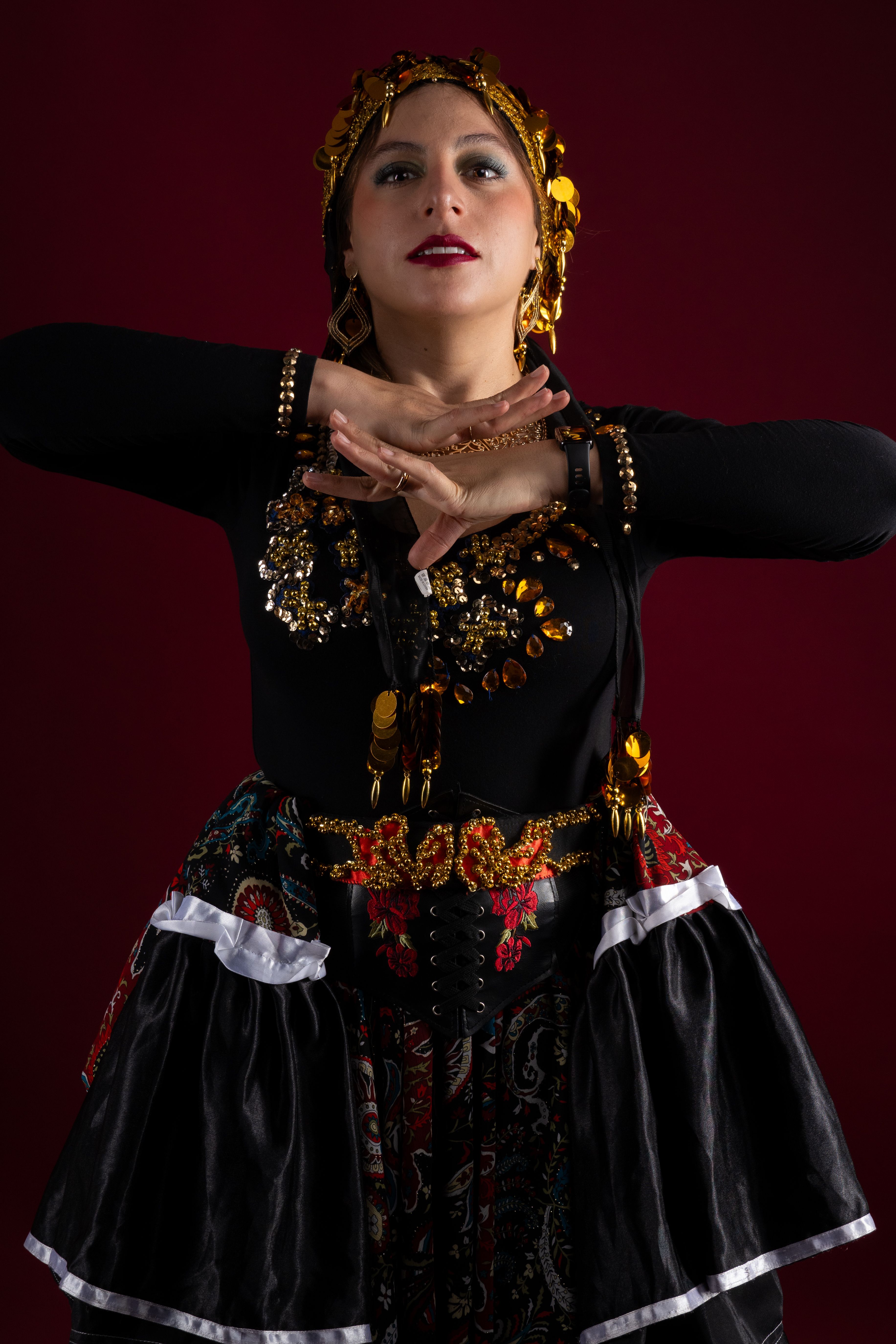 Traditional Dance Attire with Rich Embellishments · Free Stock Photo