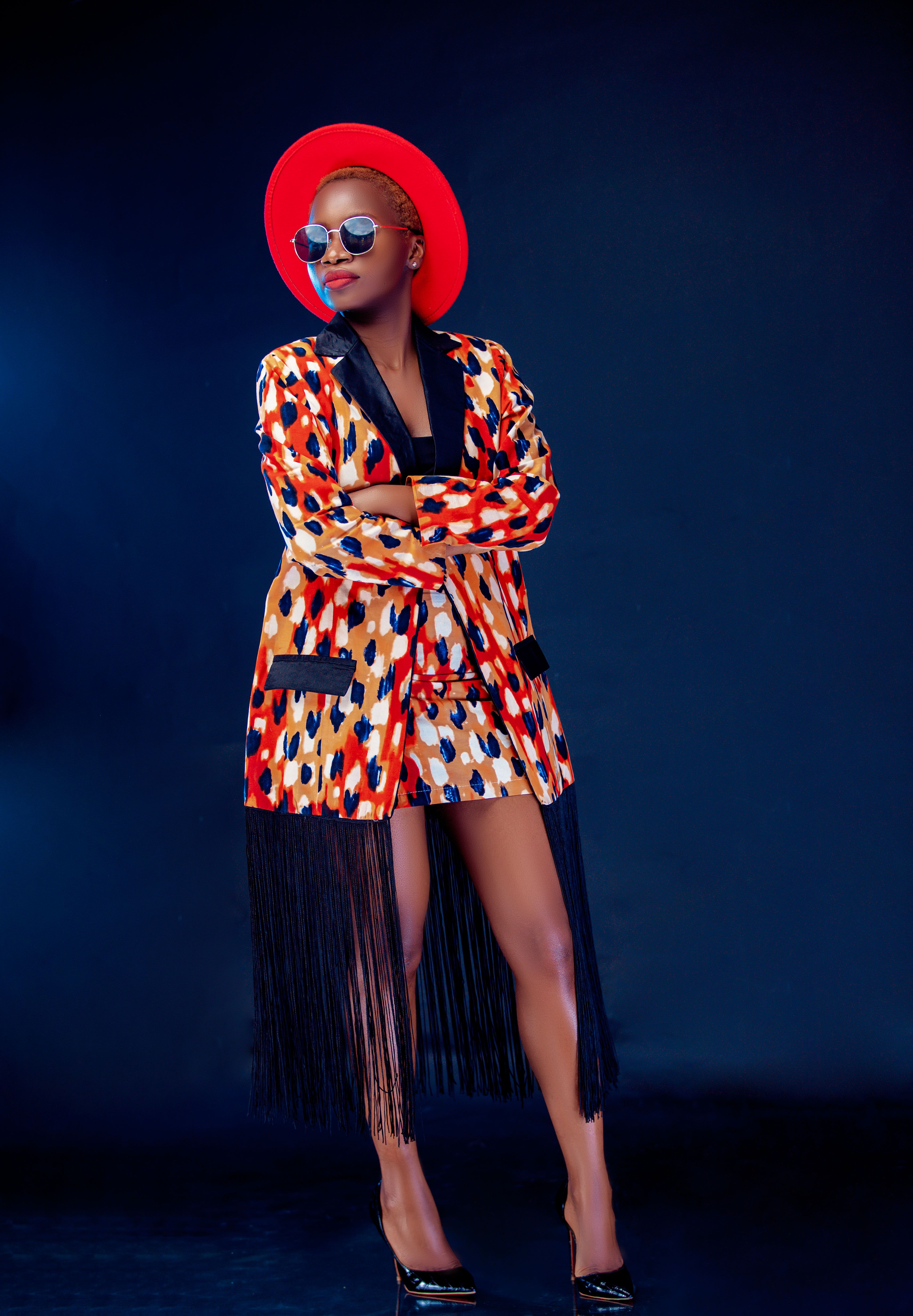 Vibrant Fashion Portrait with Bold Colors · Free Stock Photo