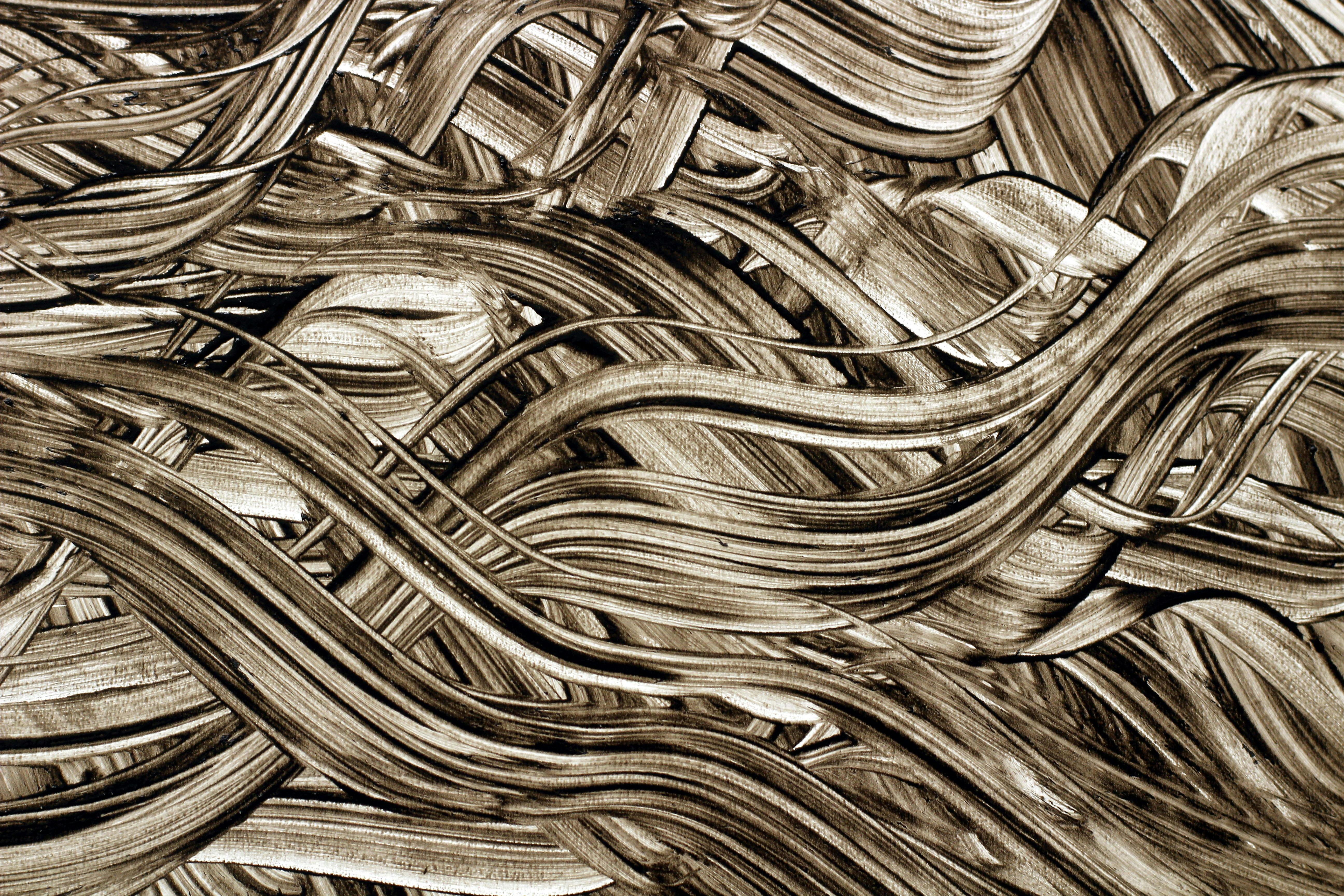 Abstract Textured Pattern with Organic Waves · Free Stock Photo