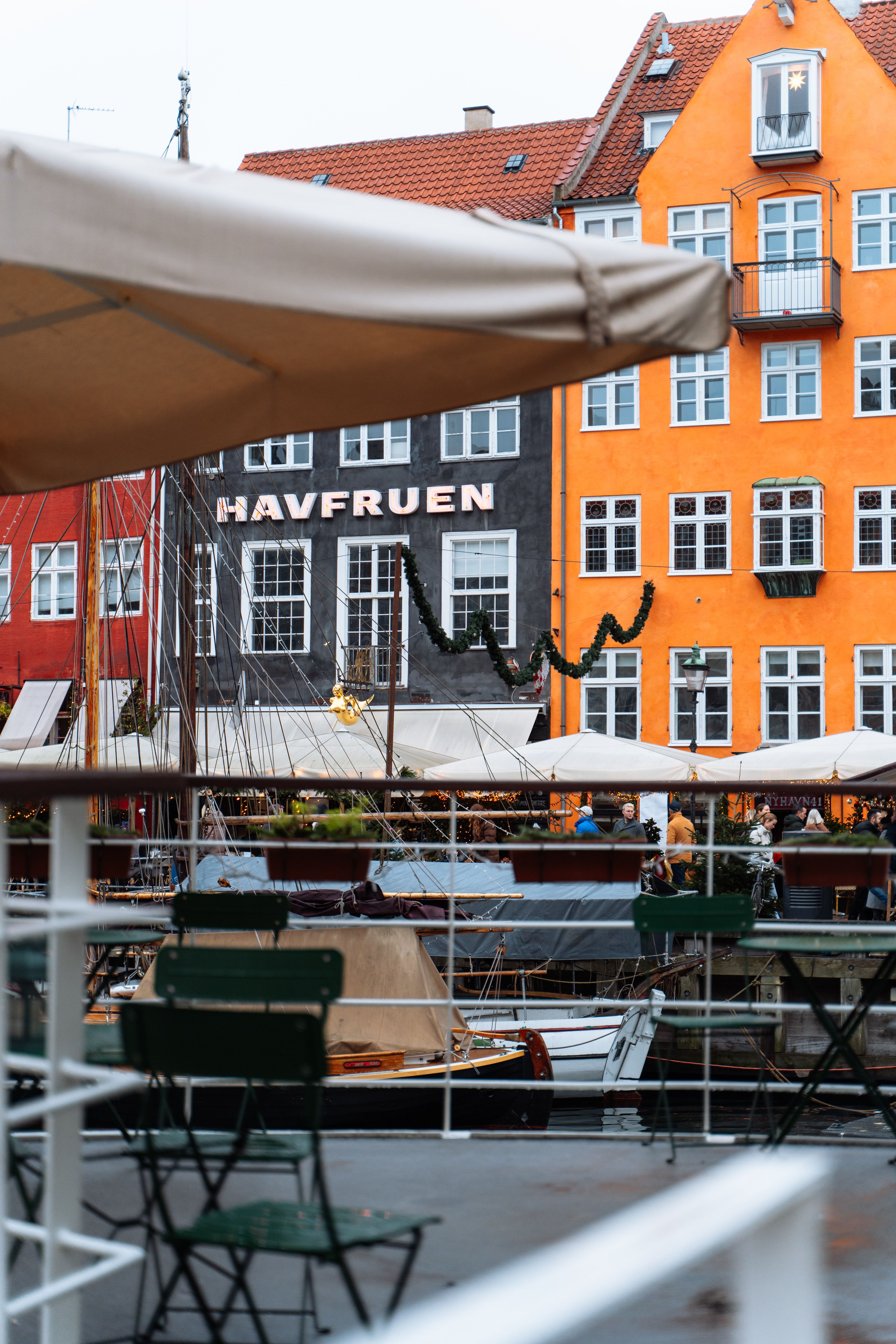 Vibrant Copenhagen Waterfront in Winter · Free Stock Photo