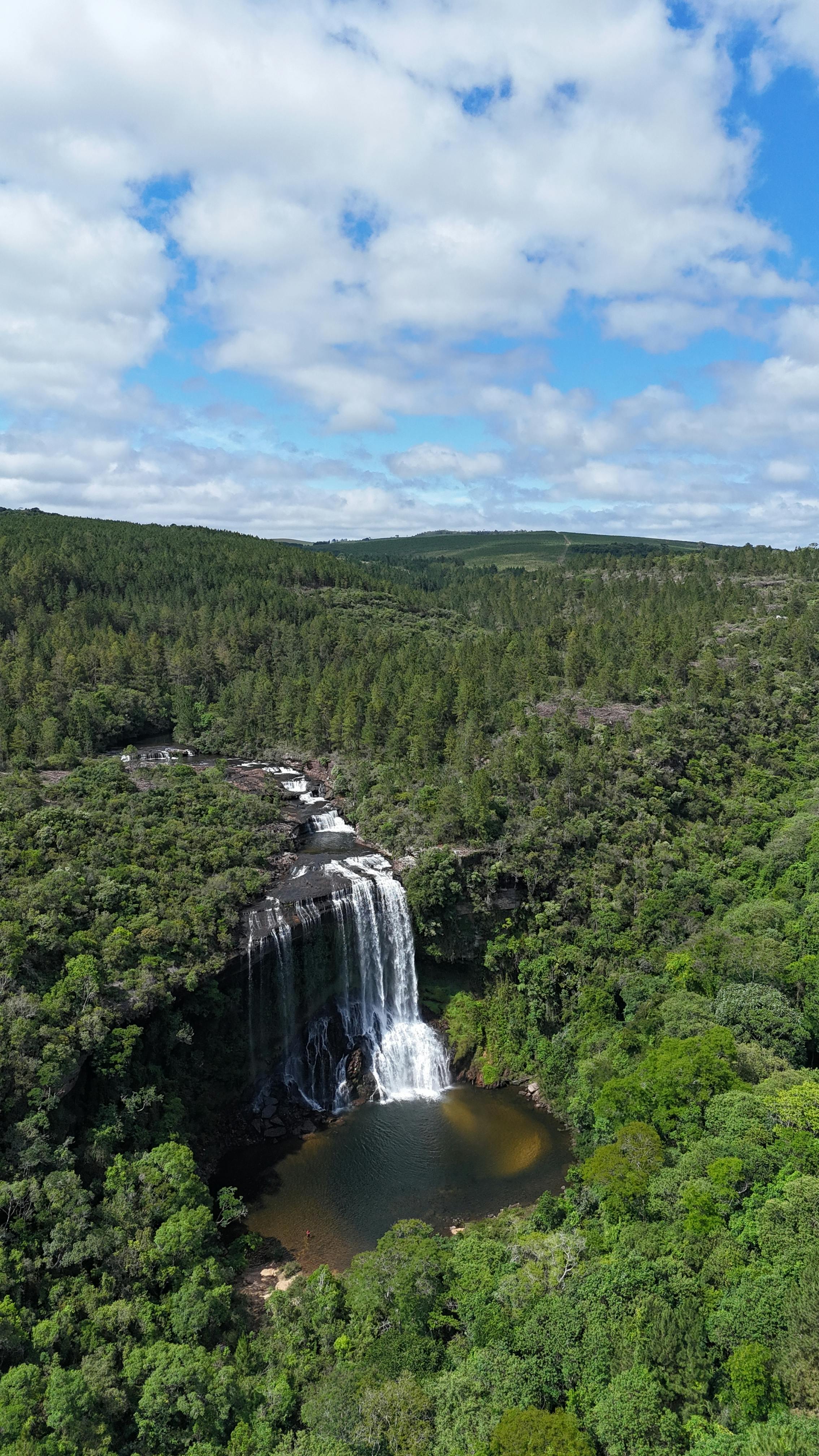 Stunning Waterfall in Lush Brazilian Forest · Free Stock Photo