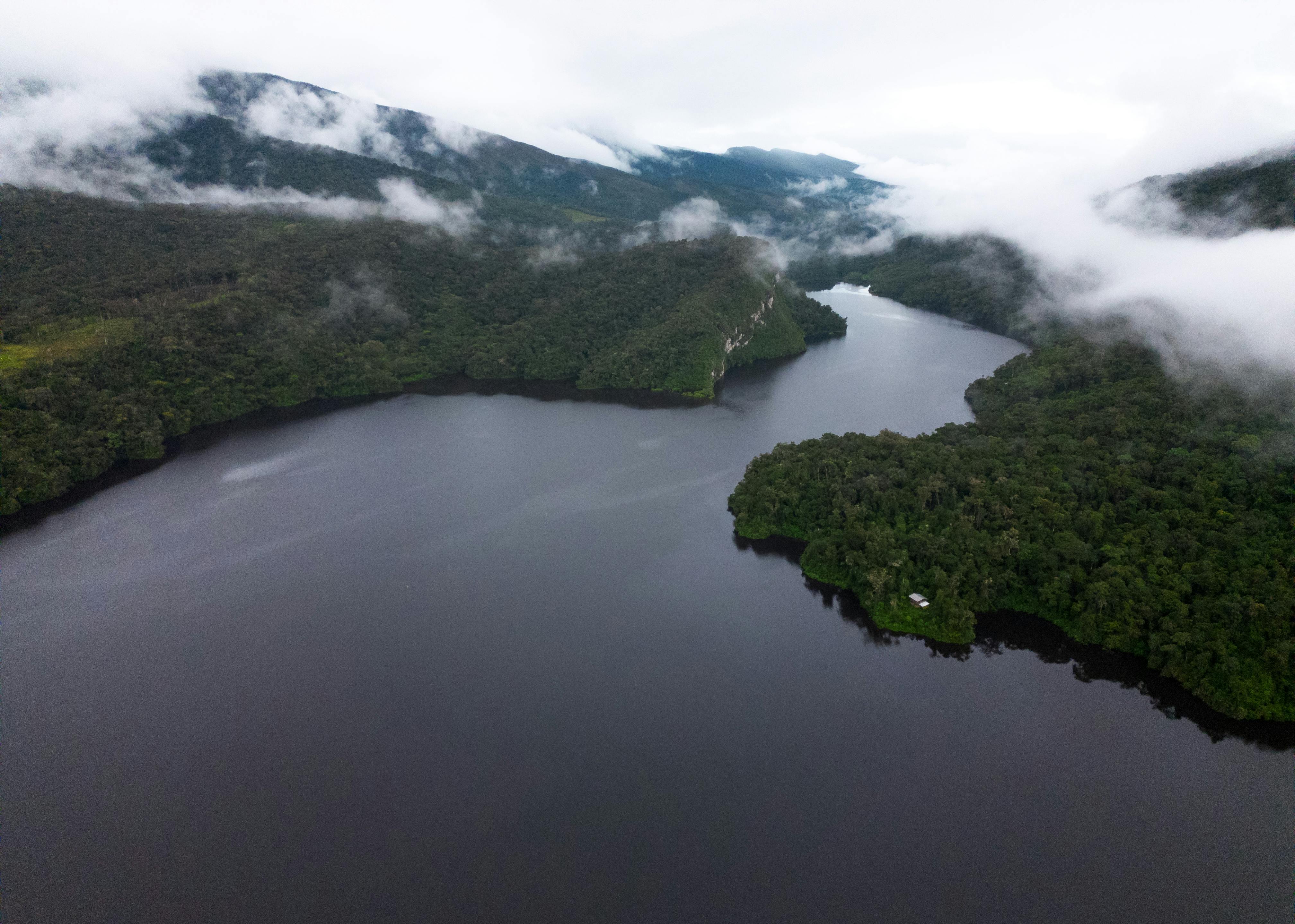 Vista Aérea Del Río Amazonas En Perú · Foto de stock gratuita