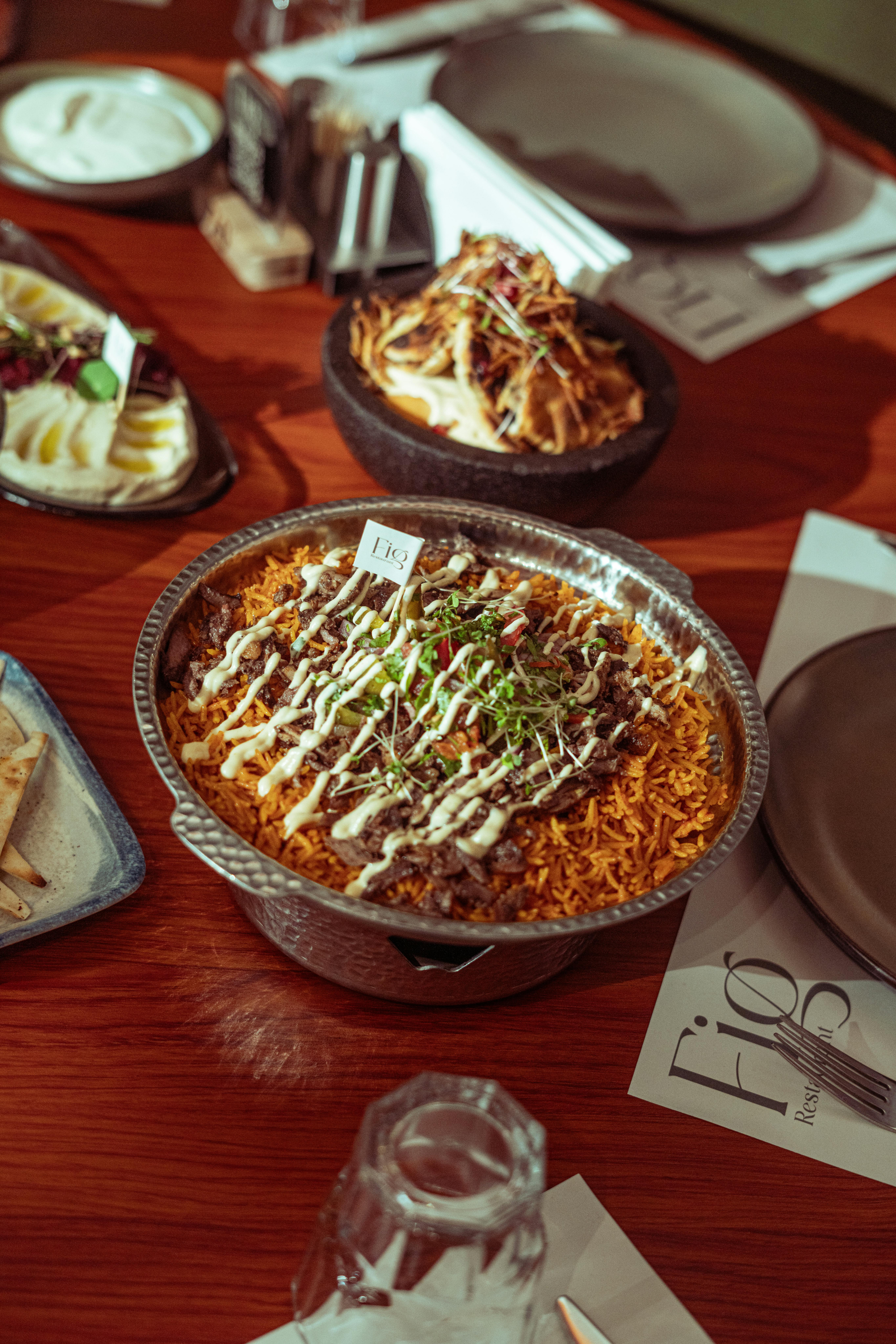 Delicious Iraqi Cuisine Dish with Rice and Lamb · Free Stock Photo