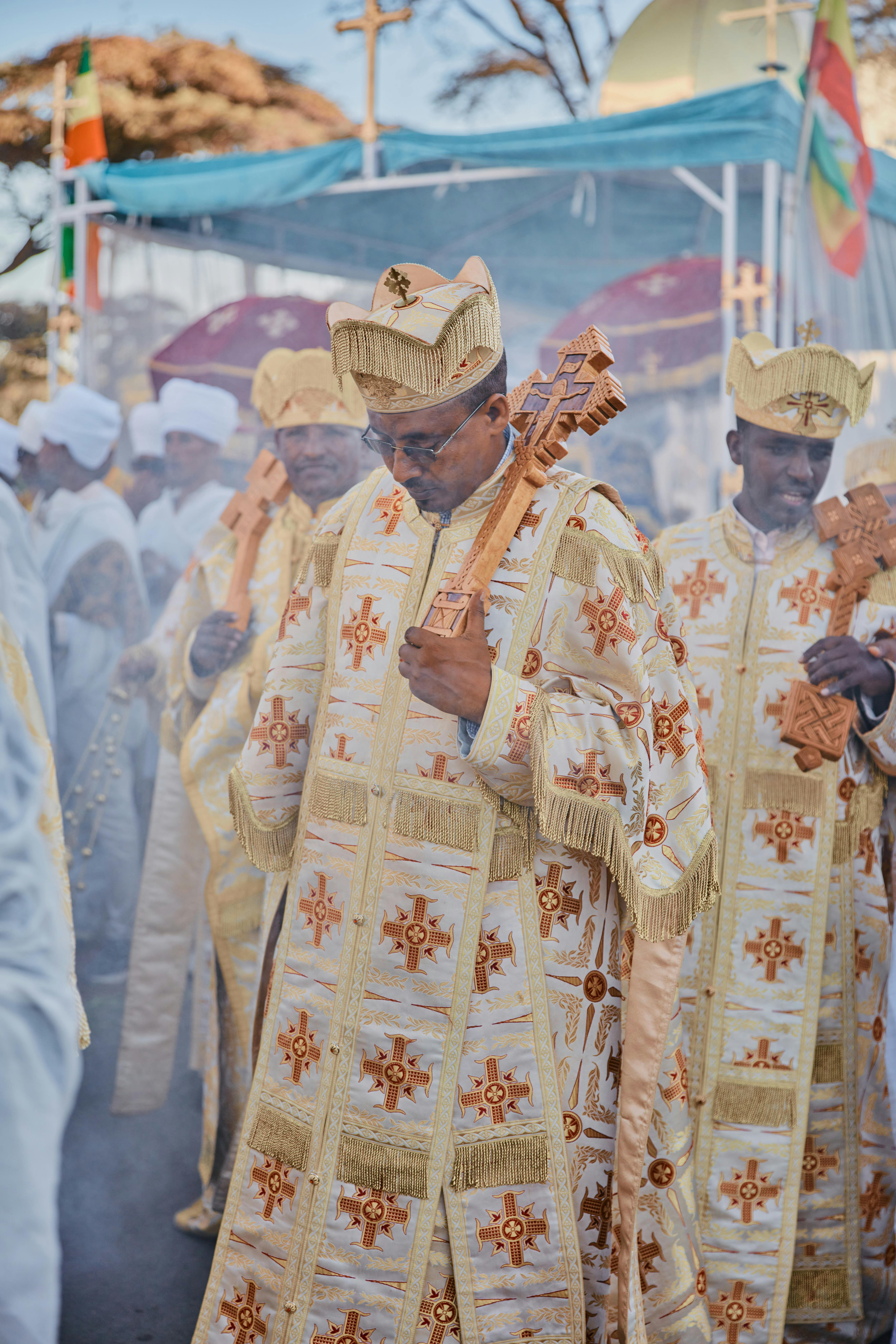 Traditional Ethiopian Orthodox Procession · Free Stock Photo