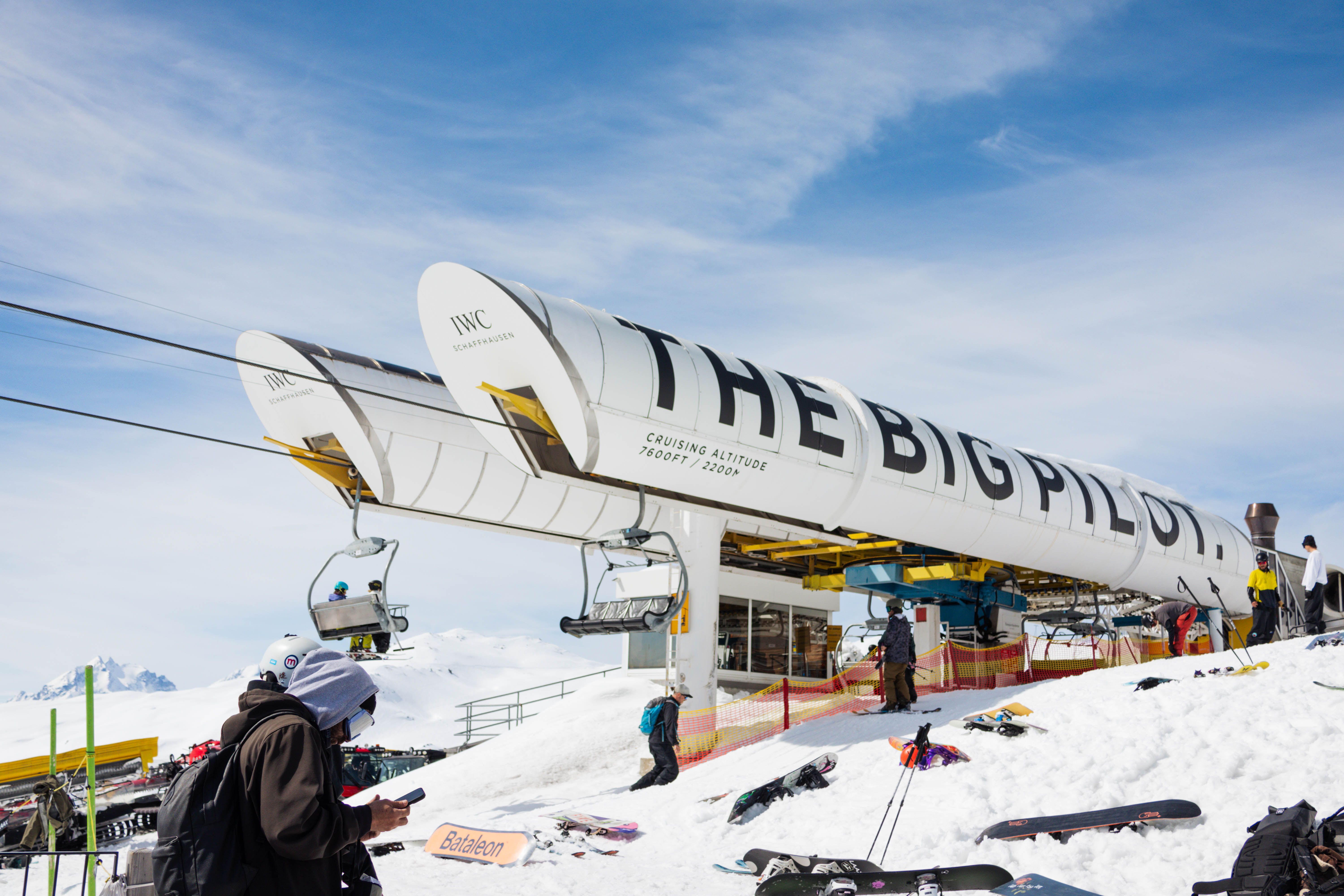 Ski lift at Laax resort in Swiss Alps · Free Stock Photo