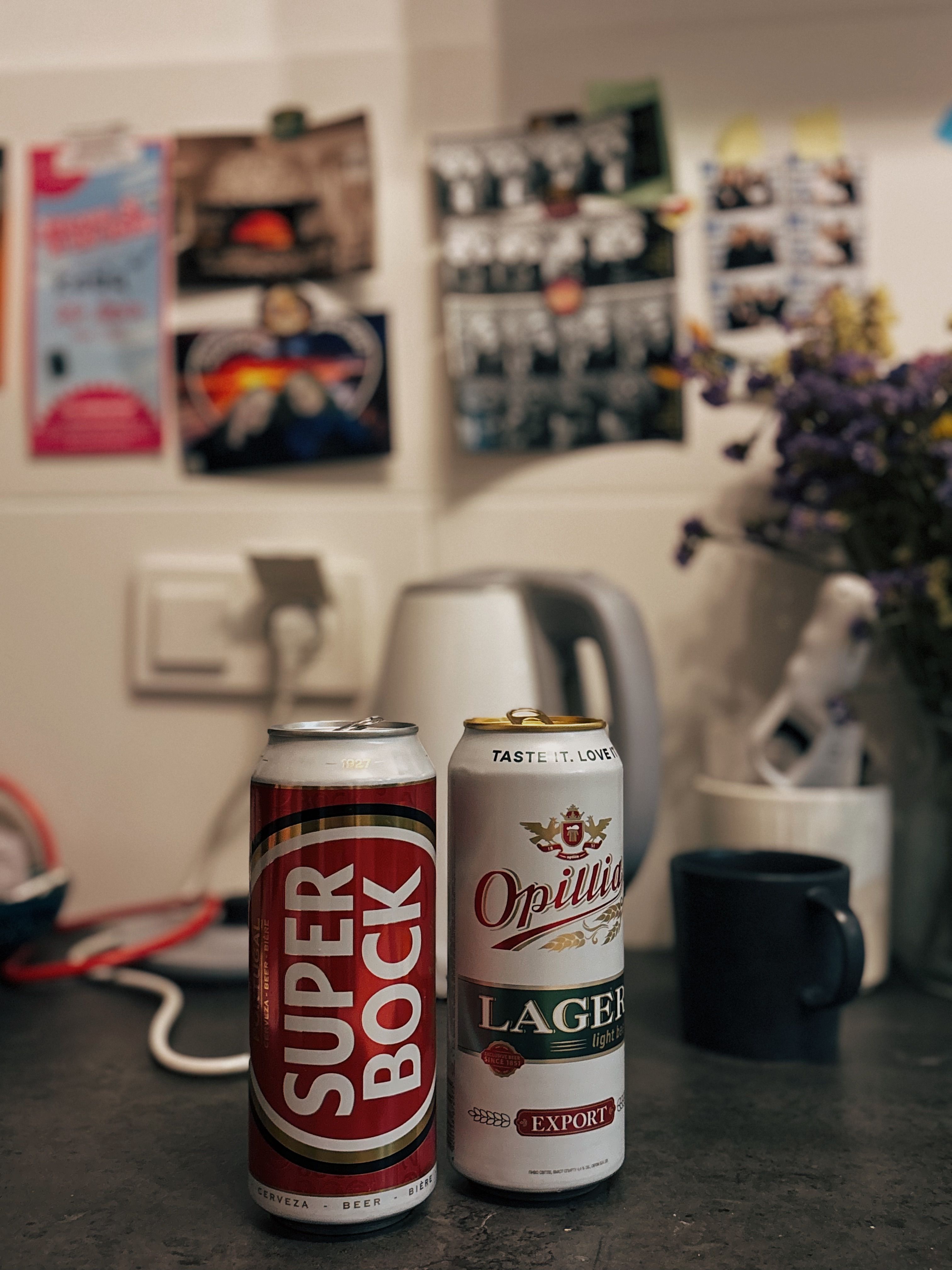 Beer Cans on Kitchen Counter · Free Stock Photo