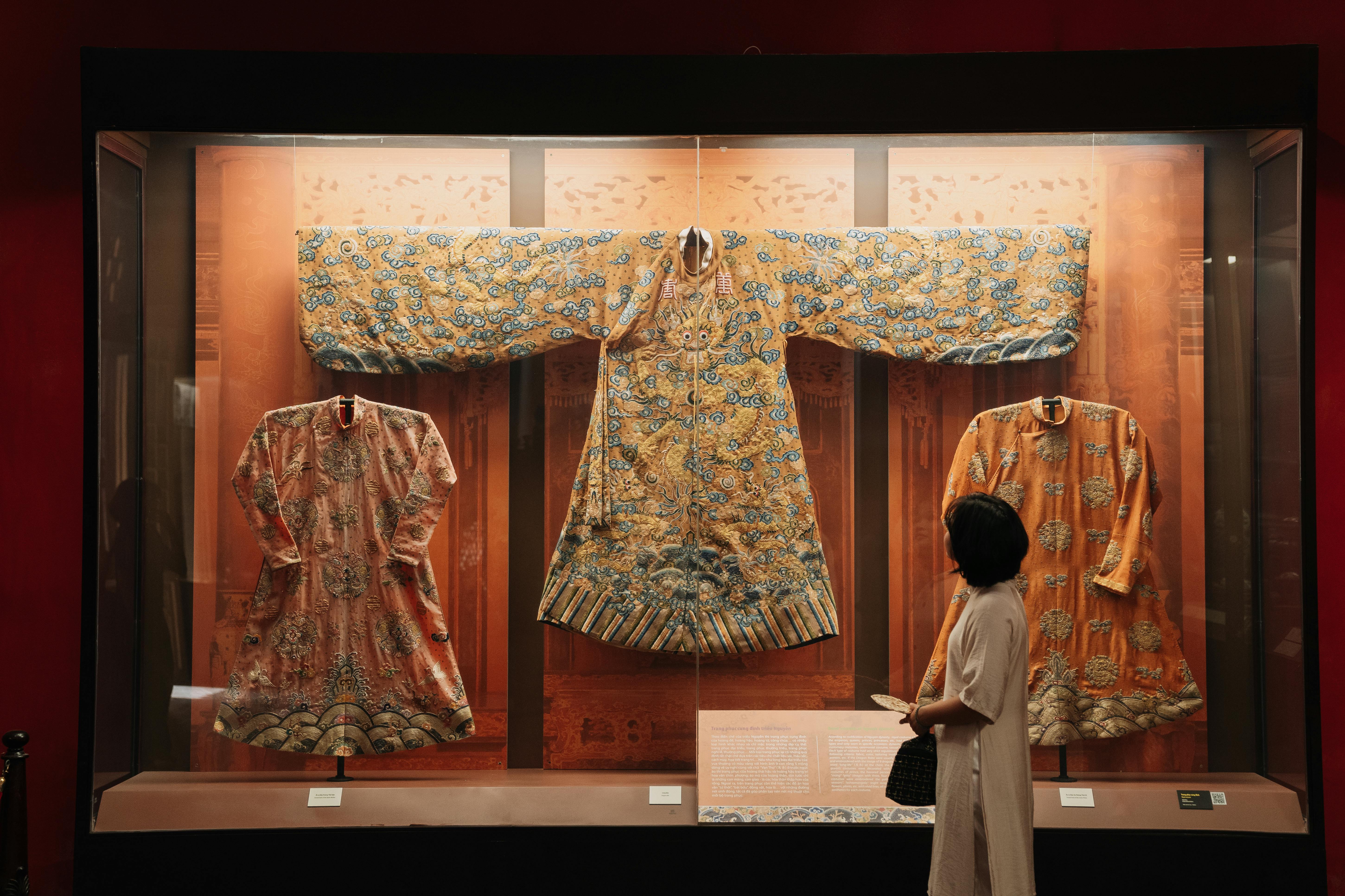 Traditional Chinese Robes in Museum Display · Free Stock Photo