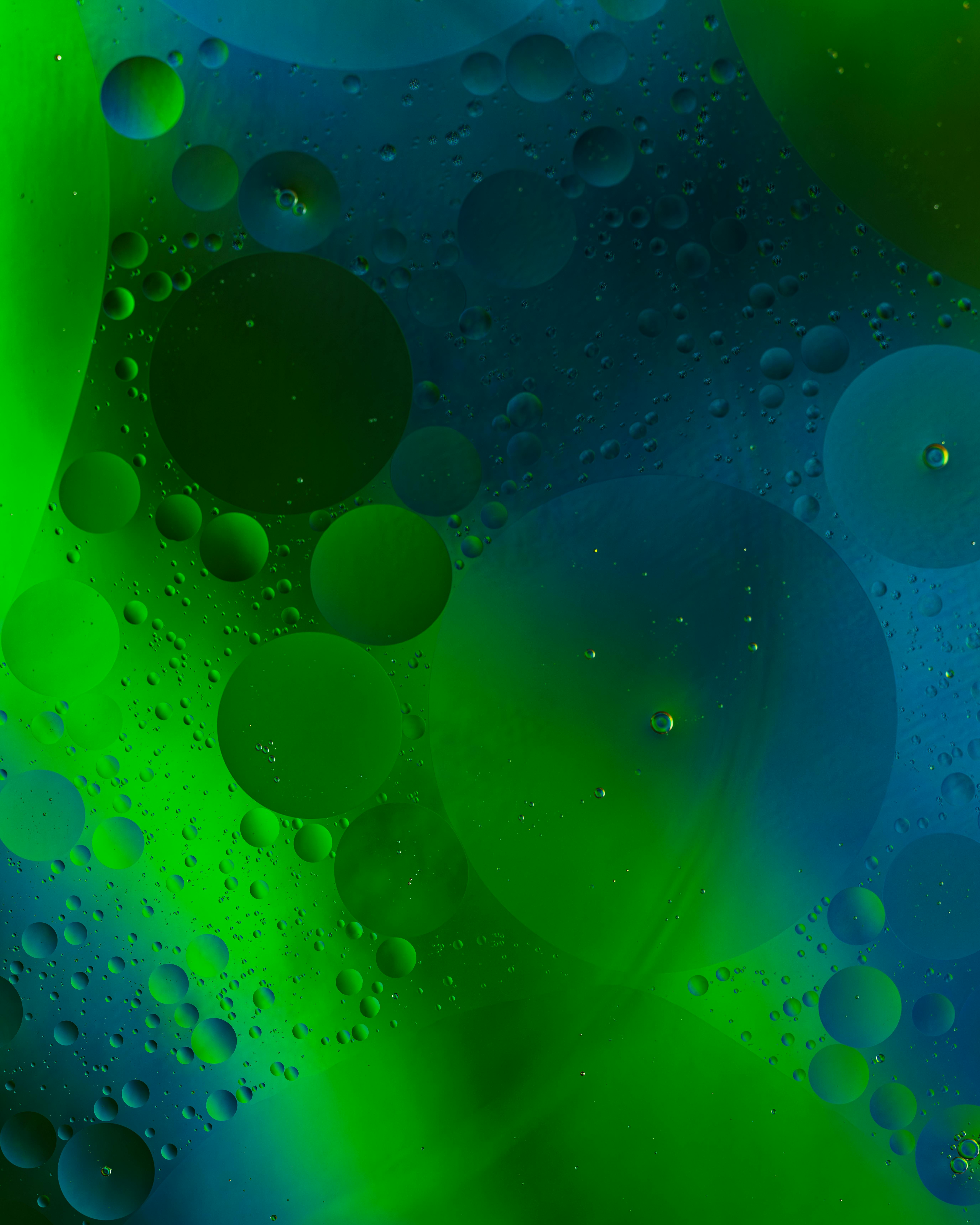 Vibrant Abstract Oil and Water Fusion · Free Stock Photo