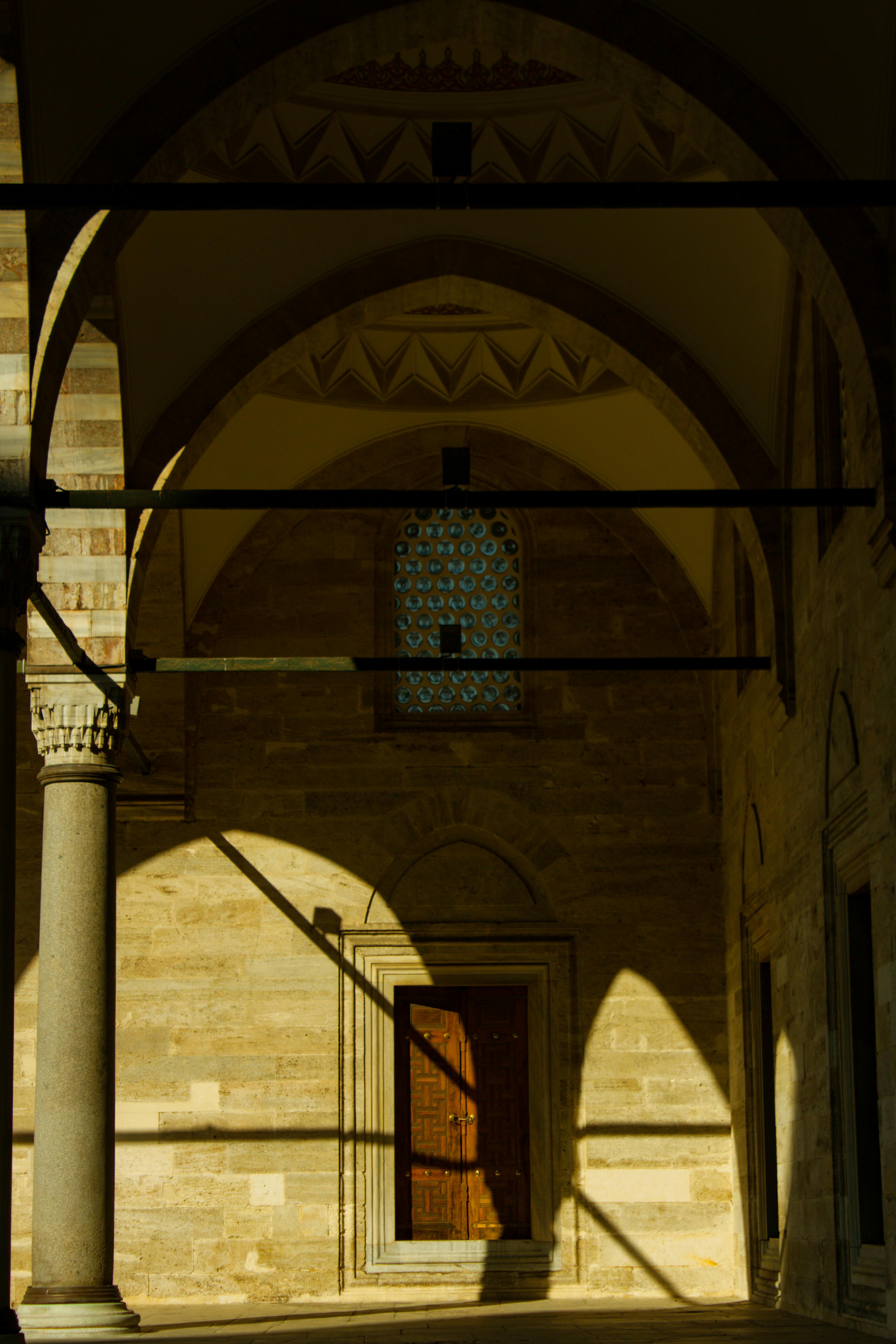 Ambient Shadows in Historic Istanbul Corridor · Free Stock Photo