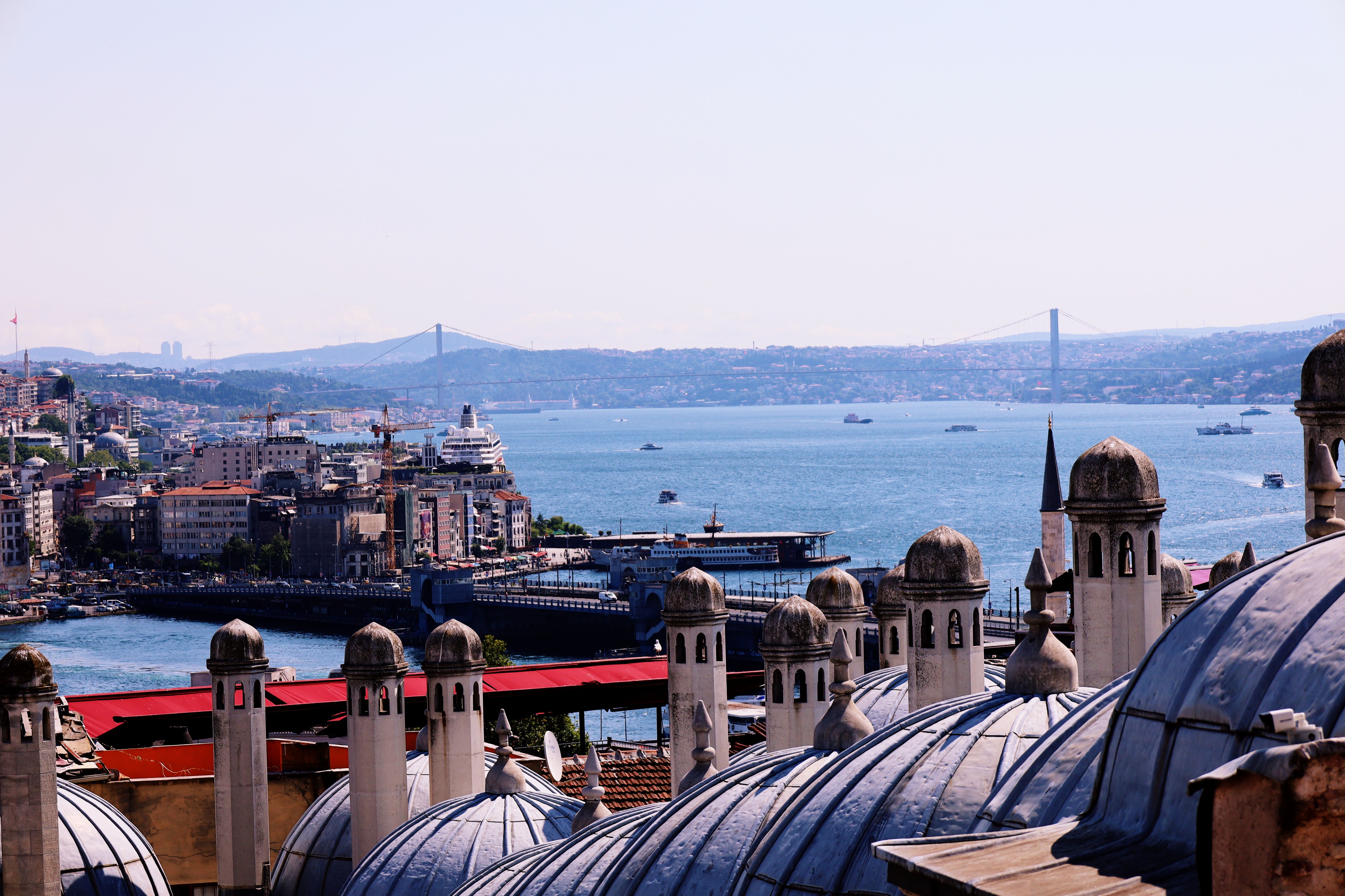 Scenic View of İstanbul with Bosphorus Bridge · Free Stock Photo
