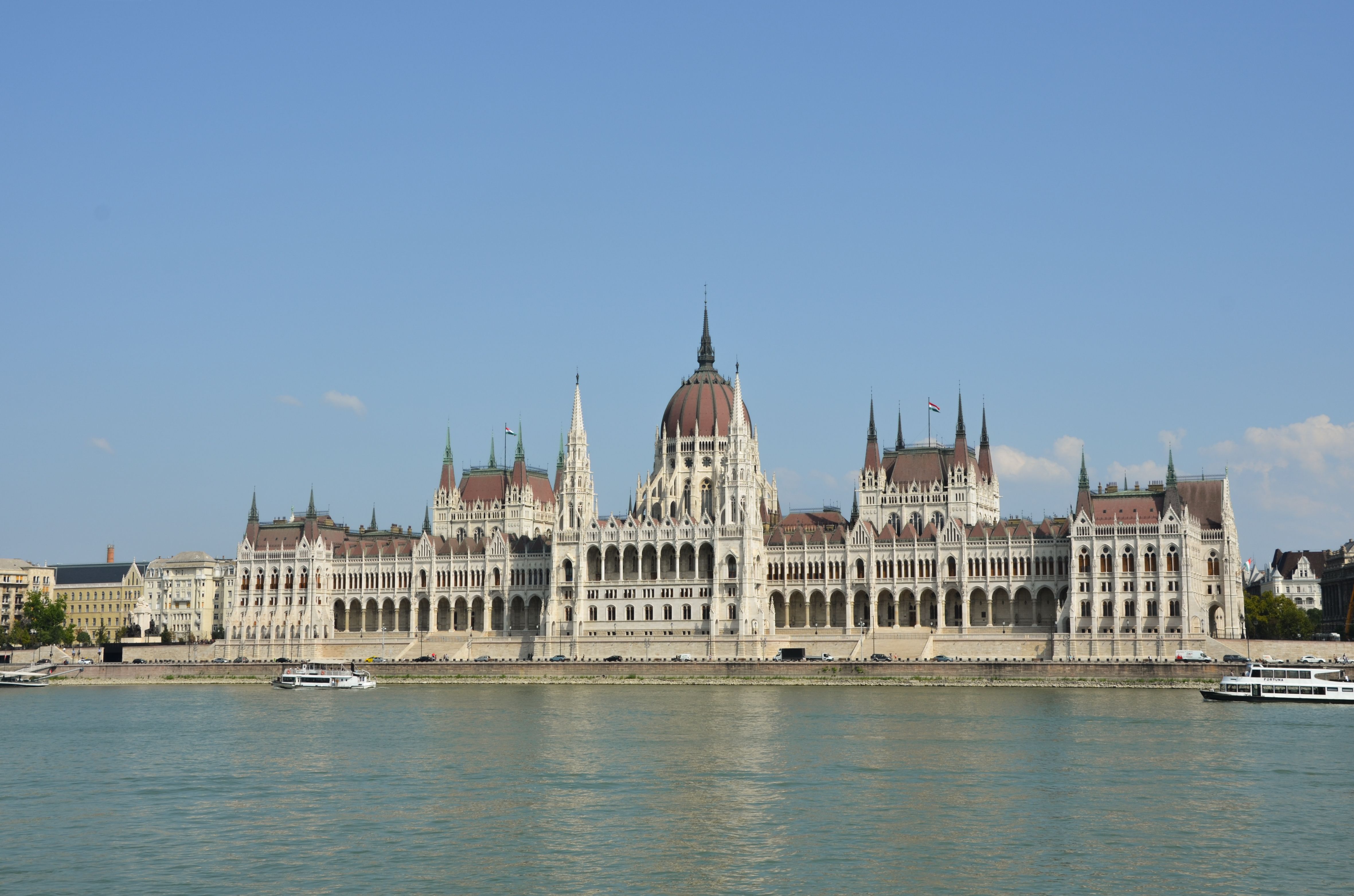 Majestic Budapest Parliament Building by Danube · Free Stock Photo