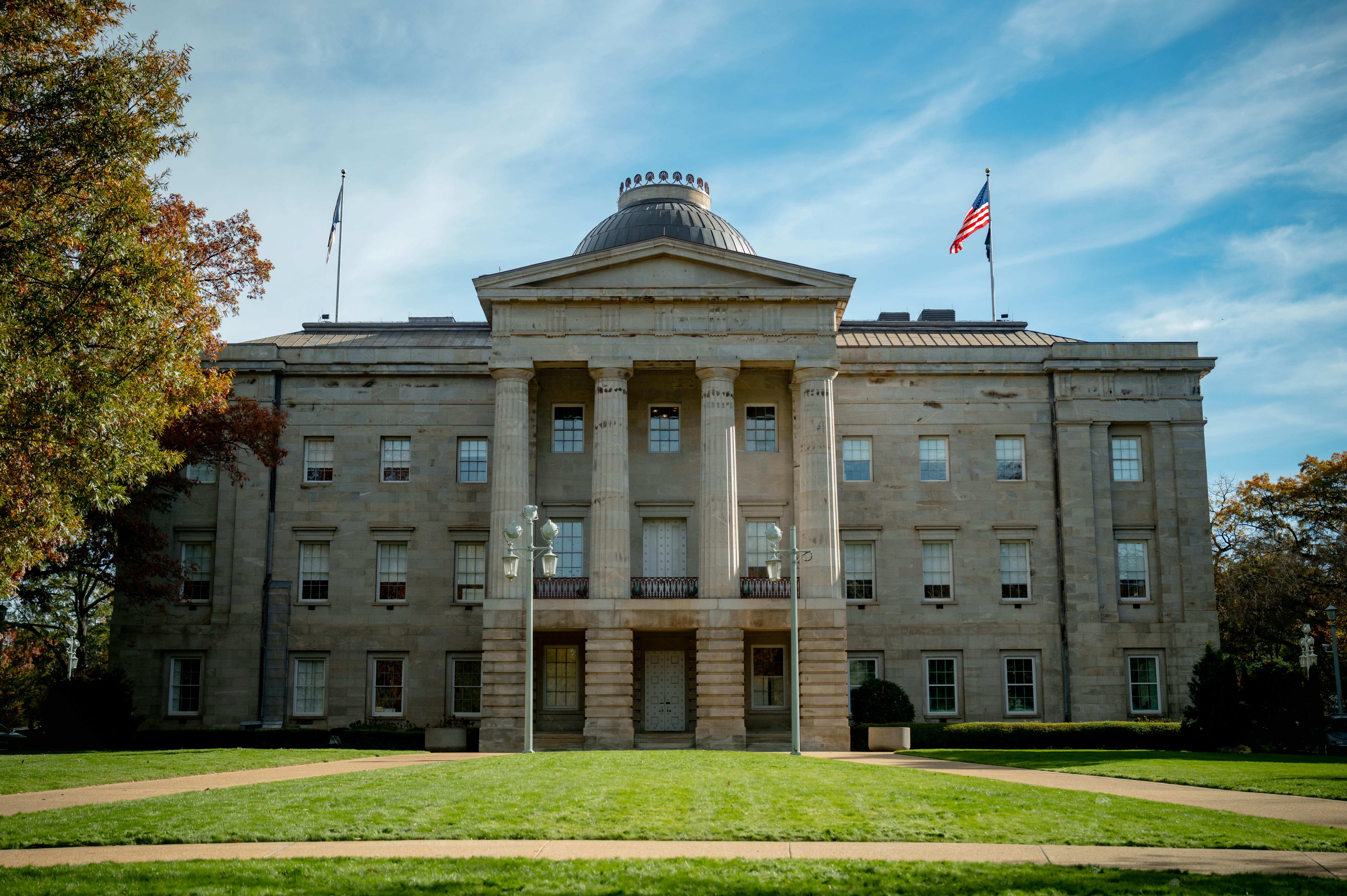 Historic North Carolina State Capitol Building in Raleigh · Free Stock ...