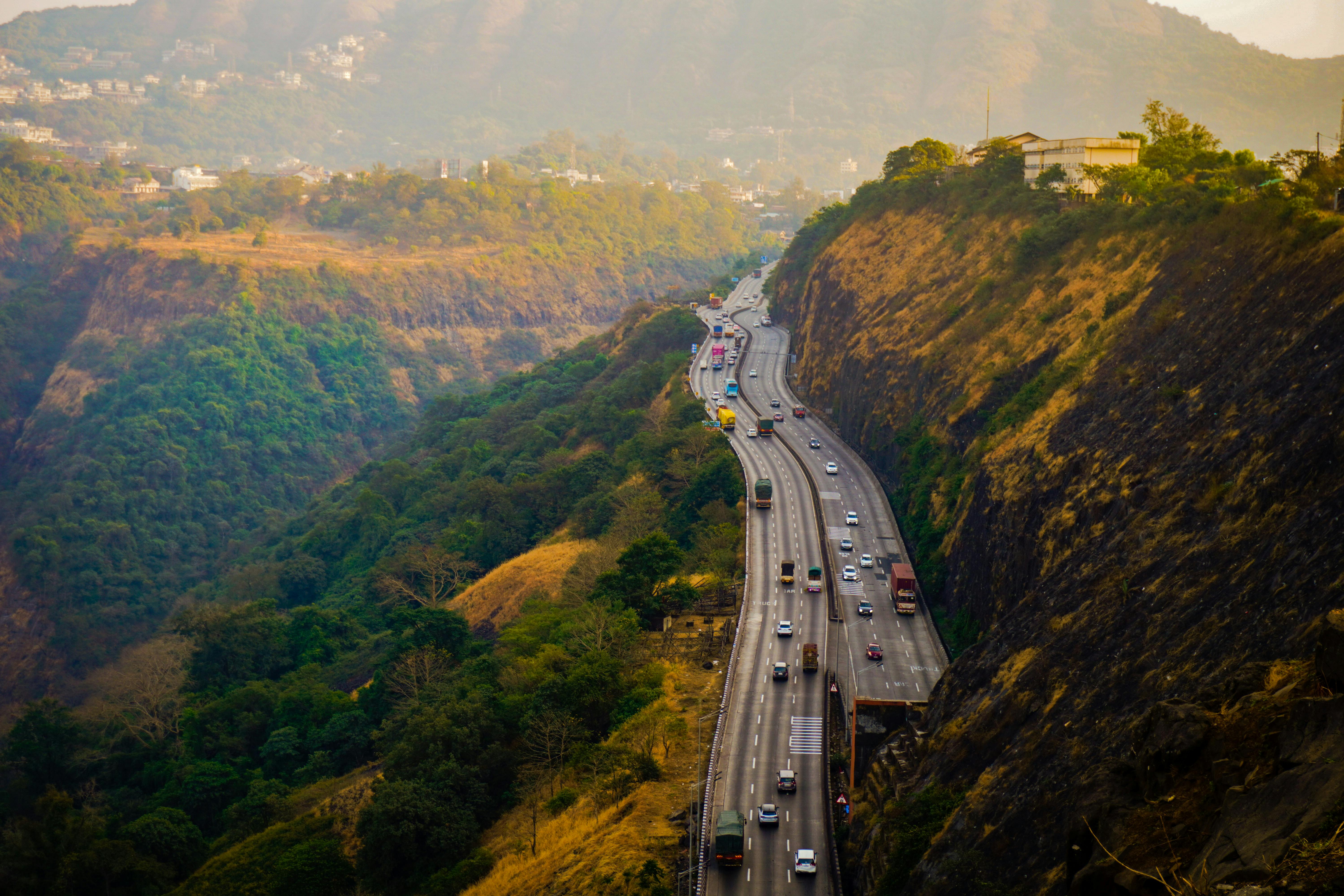 Scenic Lonavala Highway through the Hills · Free Stock Photo