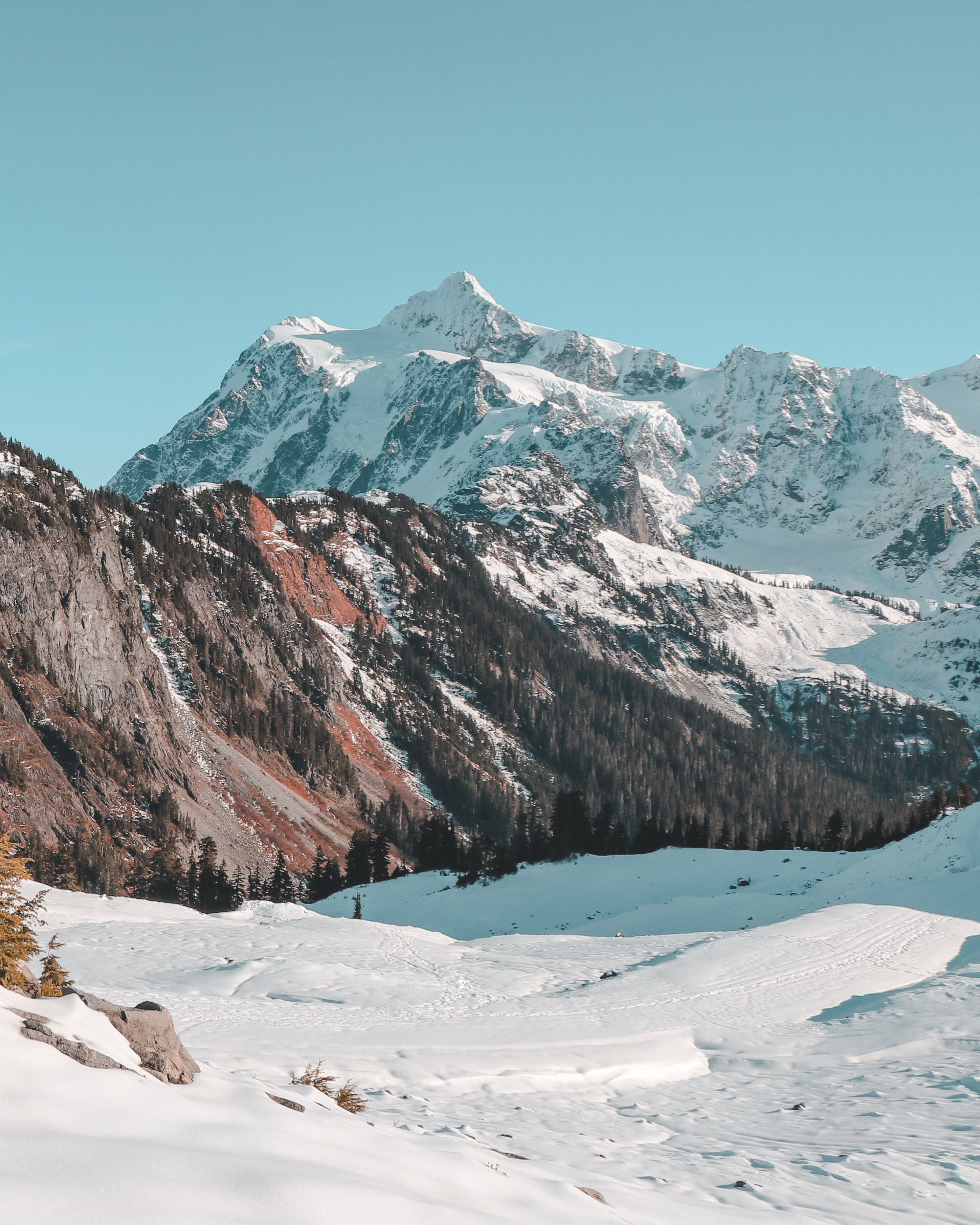 Snowy Mountain · Free Stock Photo