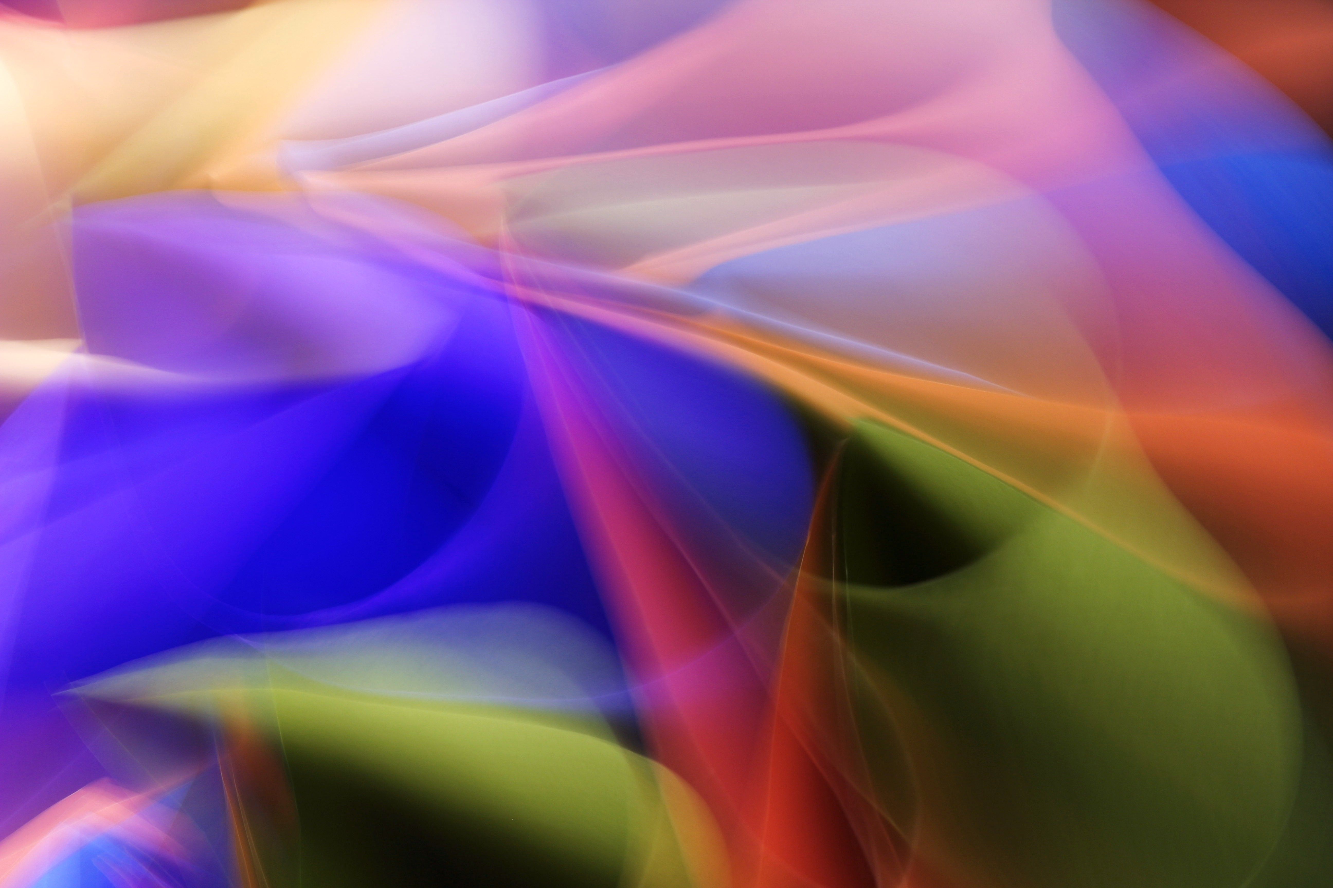 Vivid Abstract Light Painting in Vibrant Colors · Free Stock Photo