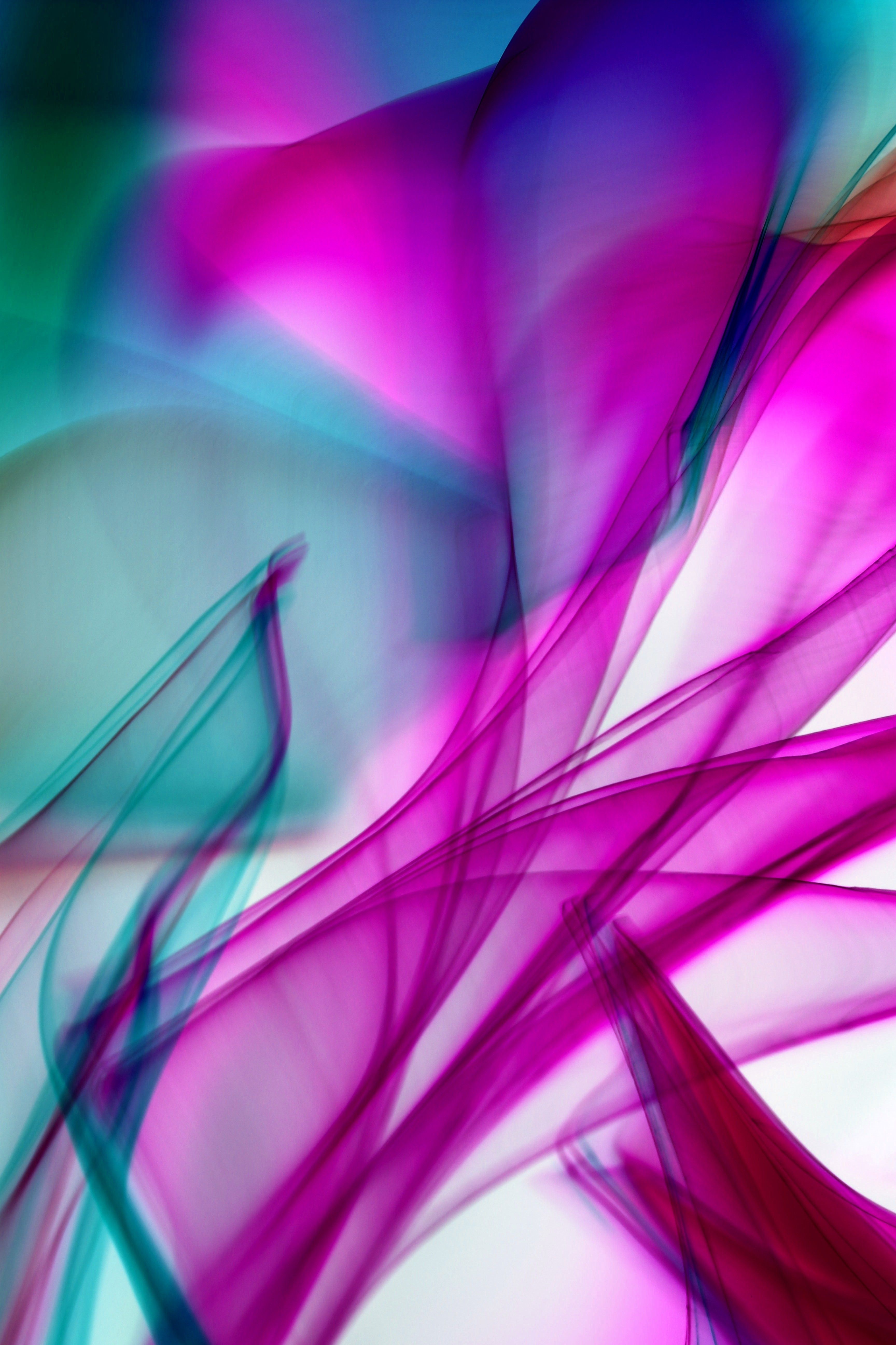 Vibrant Abstract Light Patterns in Pink and Blue · Free Stock Photo