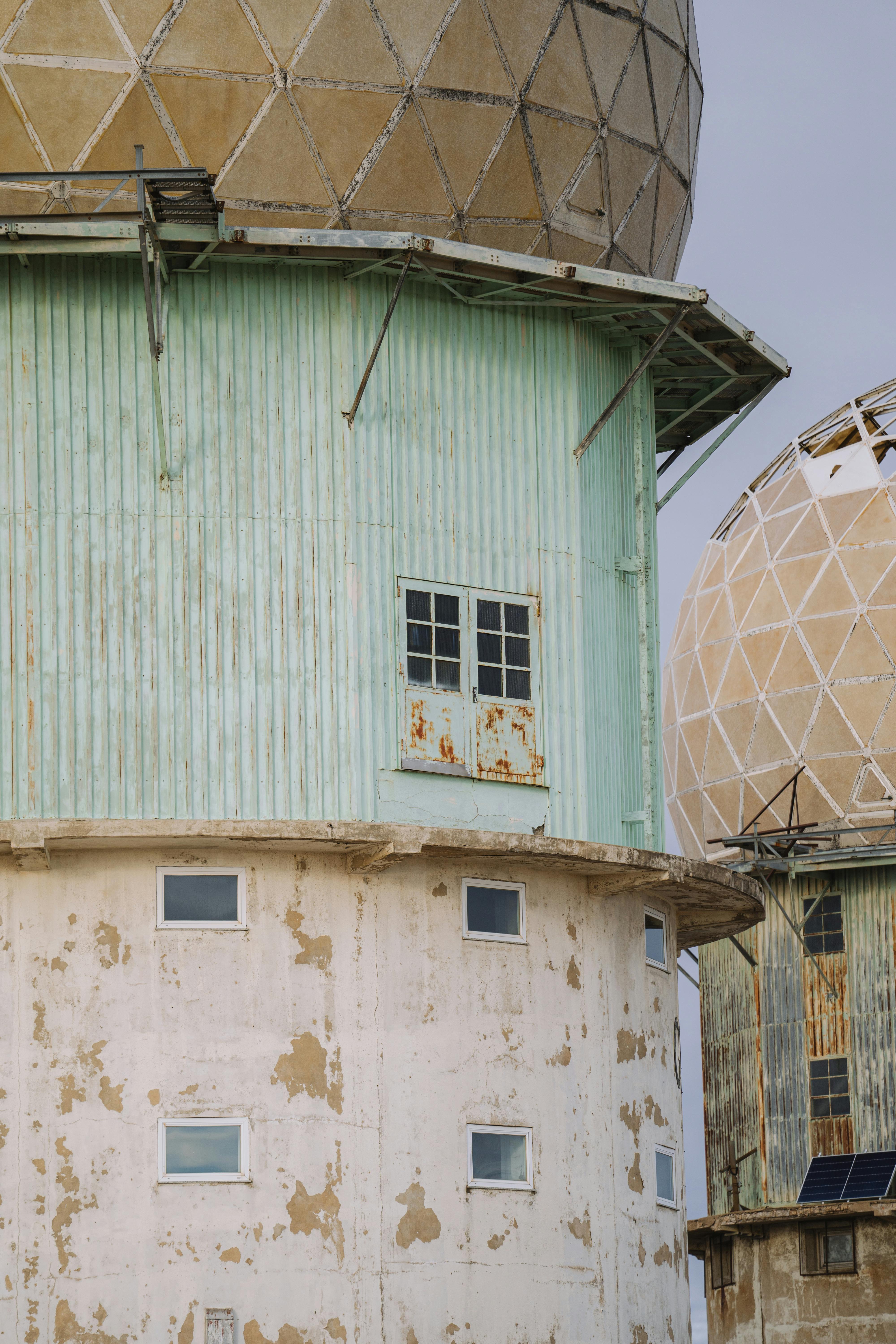 Abandoned Radar Station with Vintage Domes · Free Stock Photo