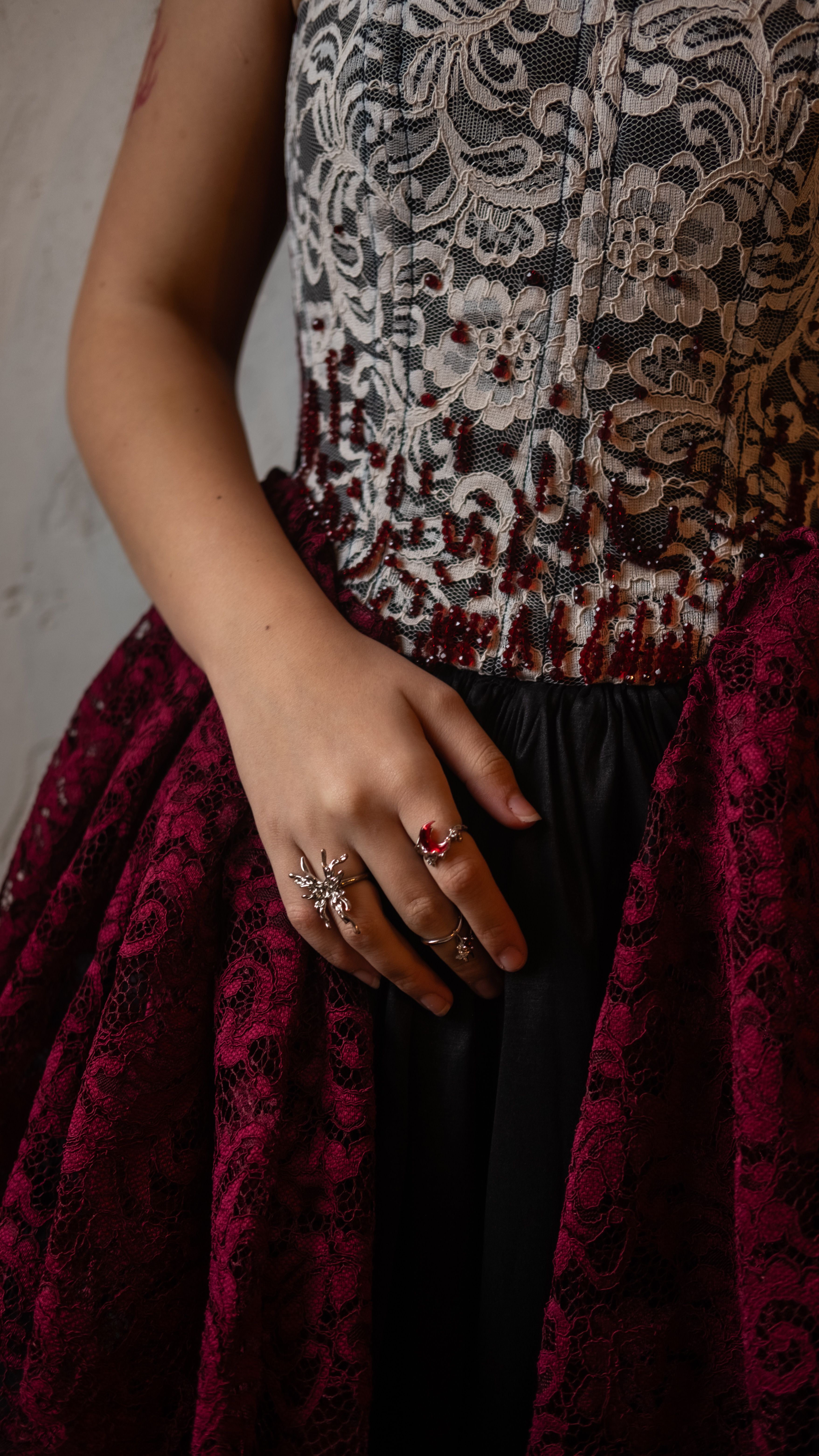 Elegant Lace Dress with Intricate Designs · Free Stock Photo