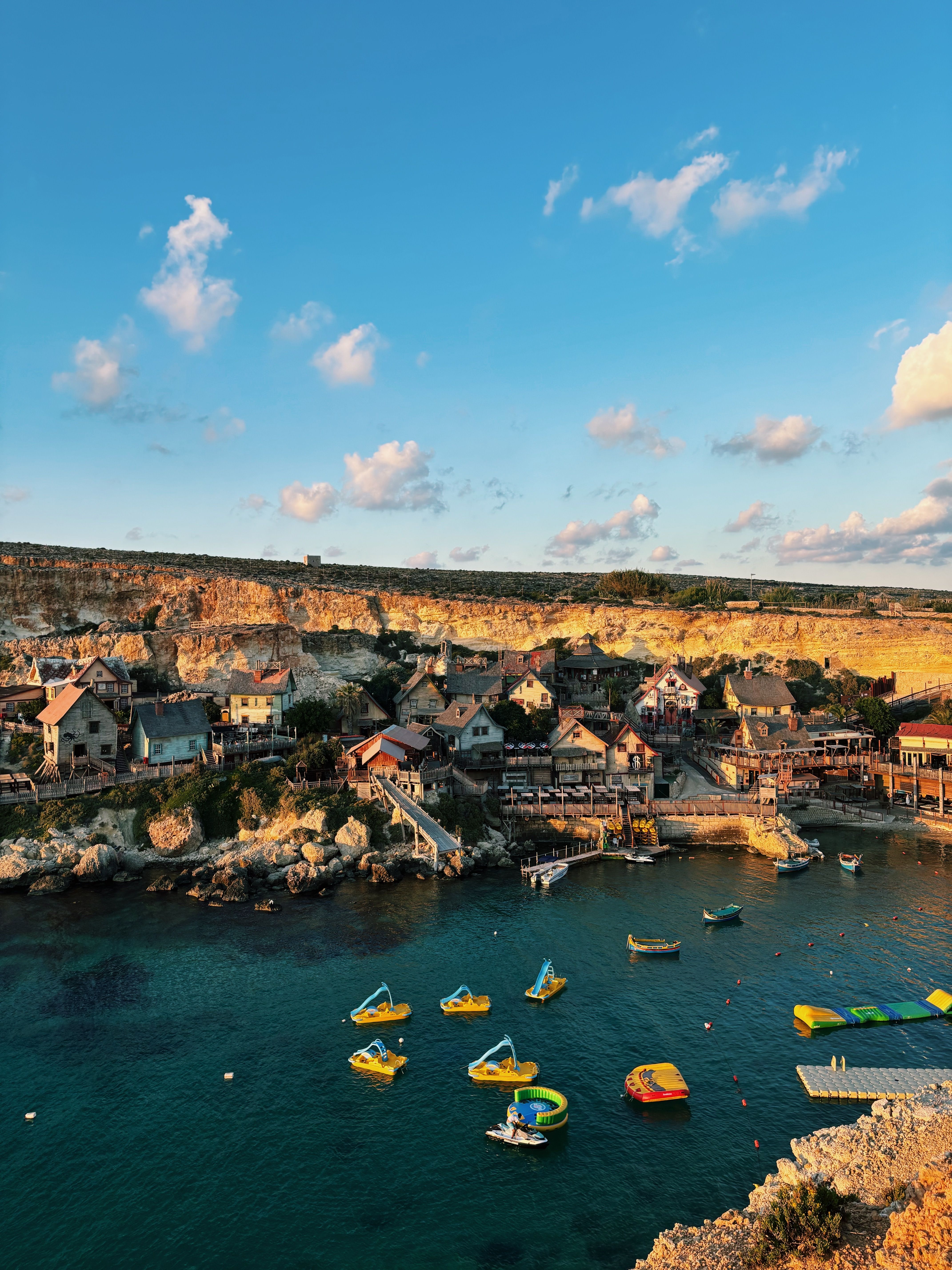 Charming Coastal Village at Sunset in Malta · Free Stock Photo