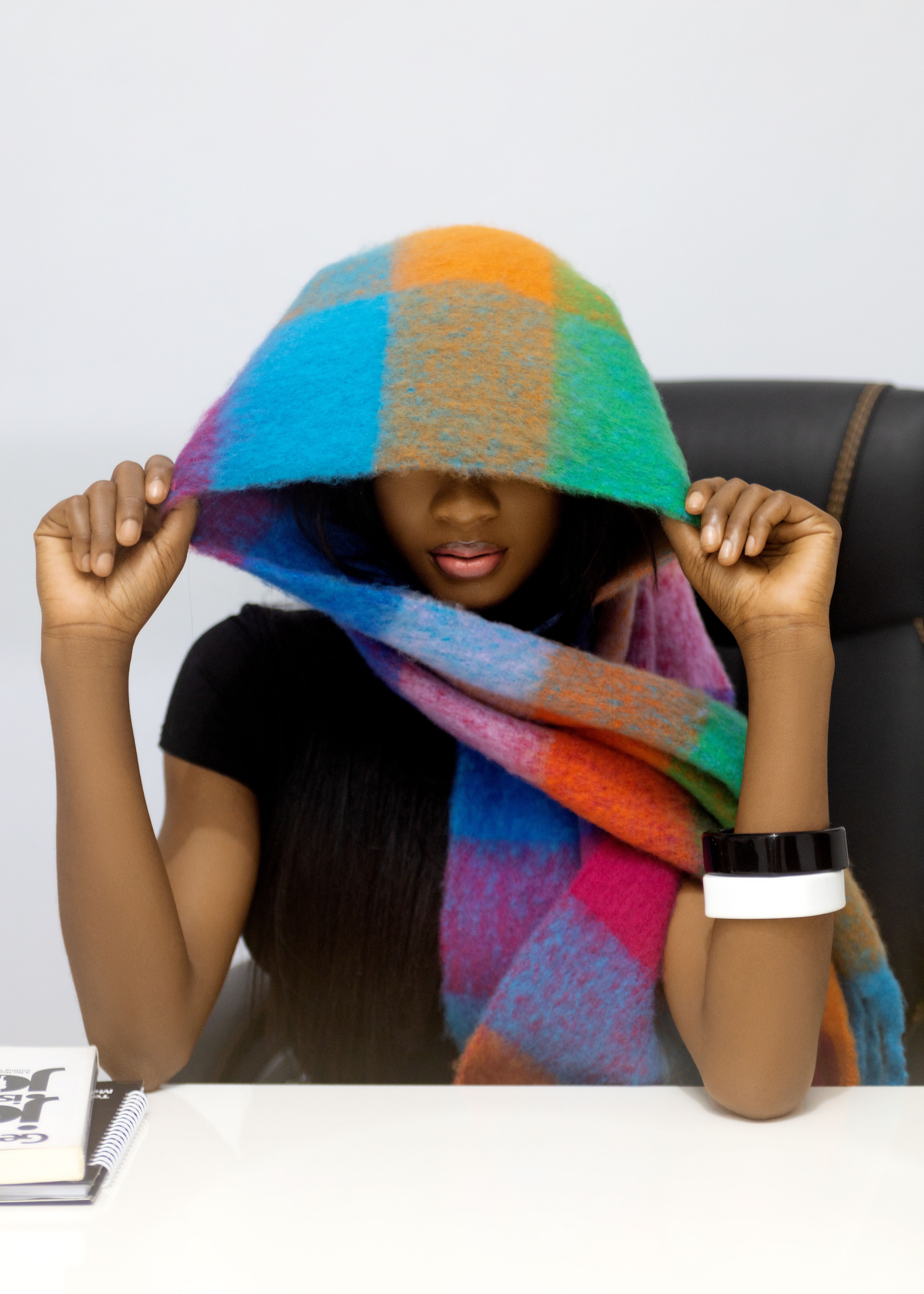 Colorful Scarf with Vibrant Winter Style · Free Stock Photo