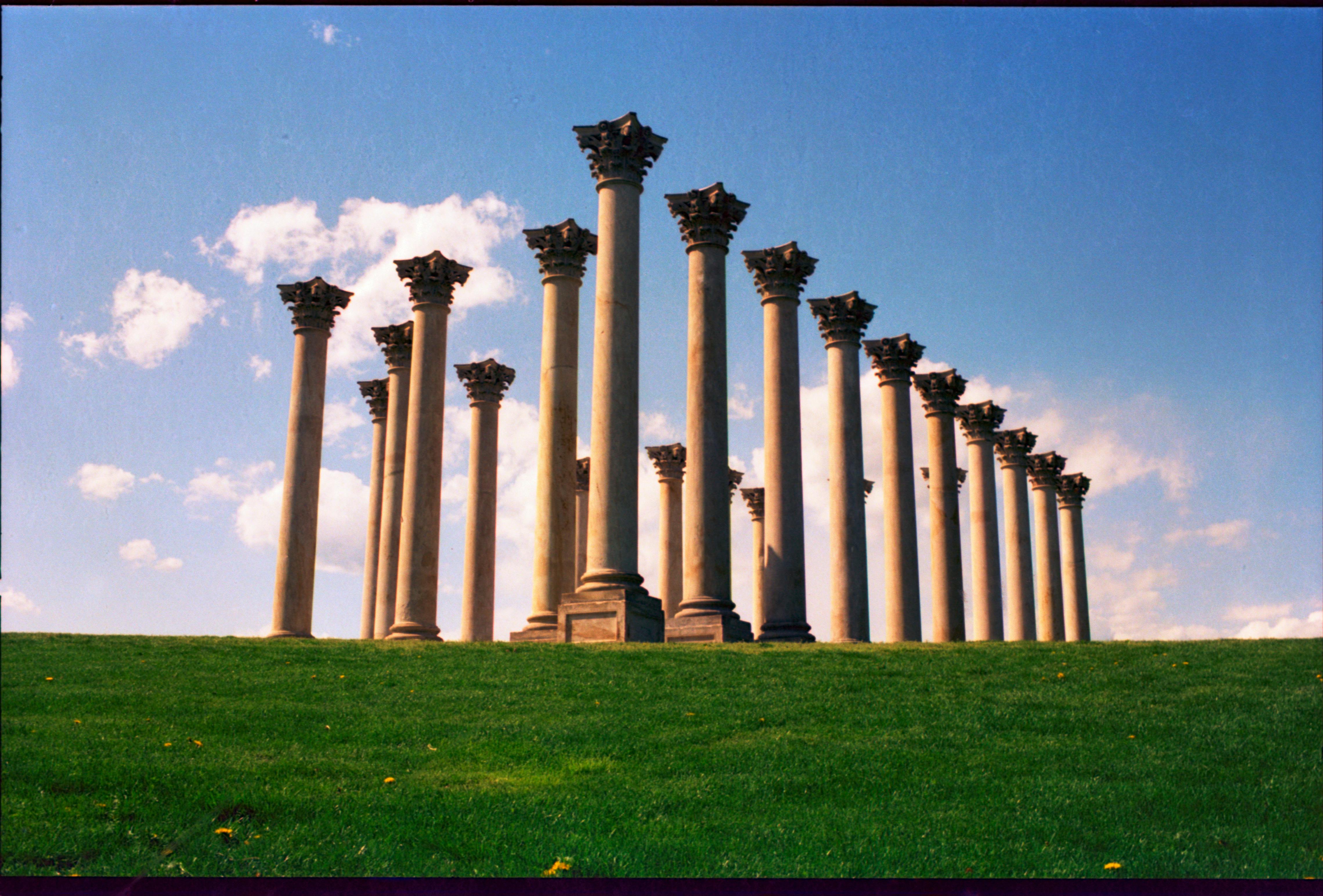 Majestic Corinthian Columns at the National Arboretum · Free Stock Photo