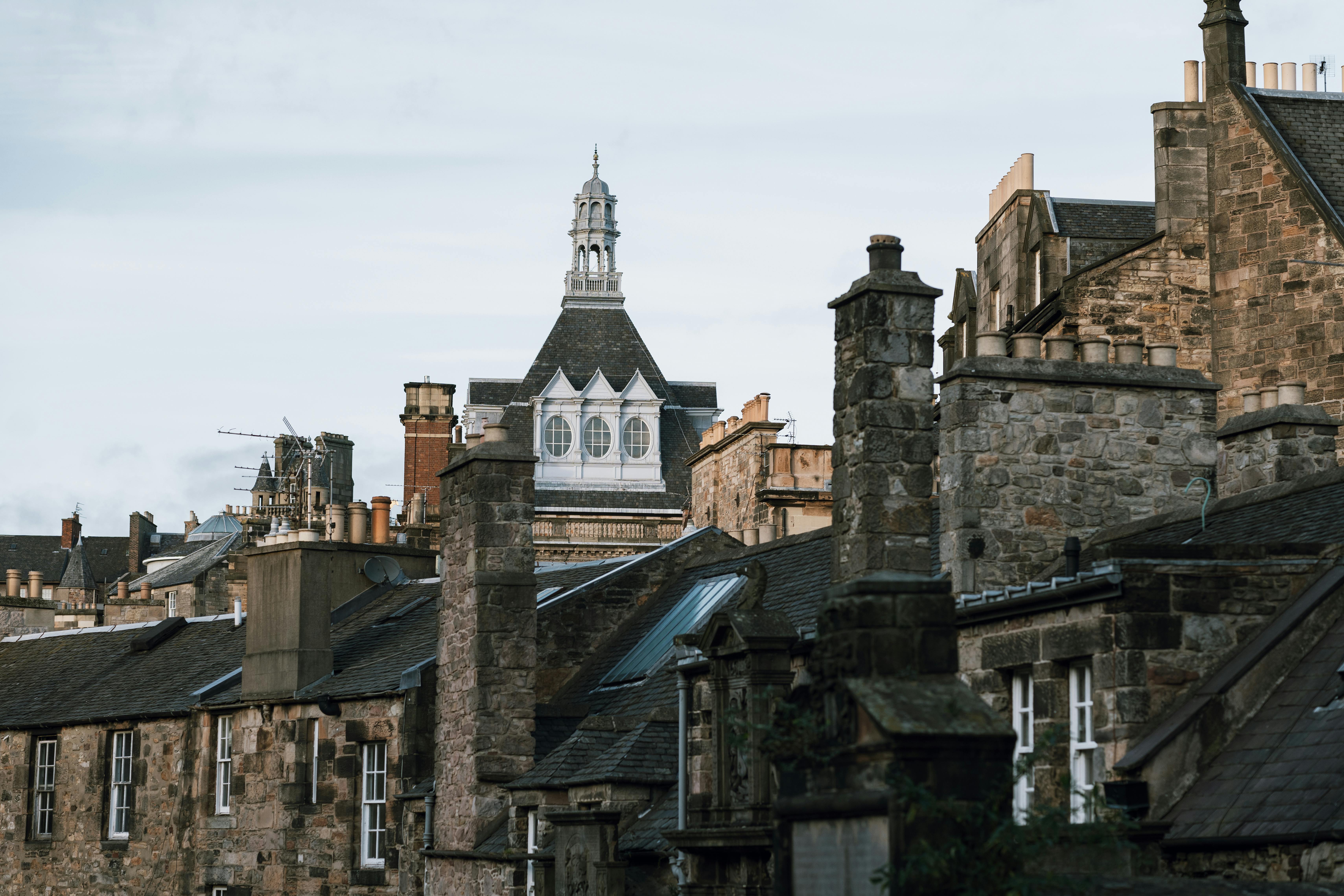 Historic Edinburgh Rooftops and Architecture · Free Stock Photo