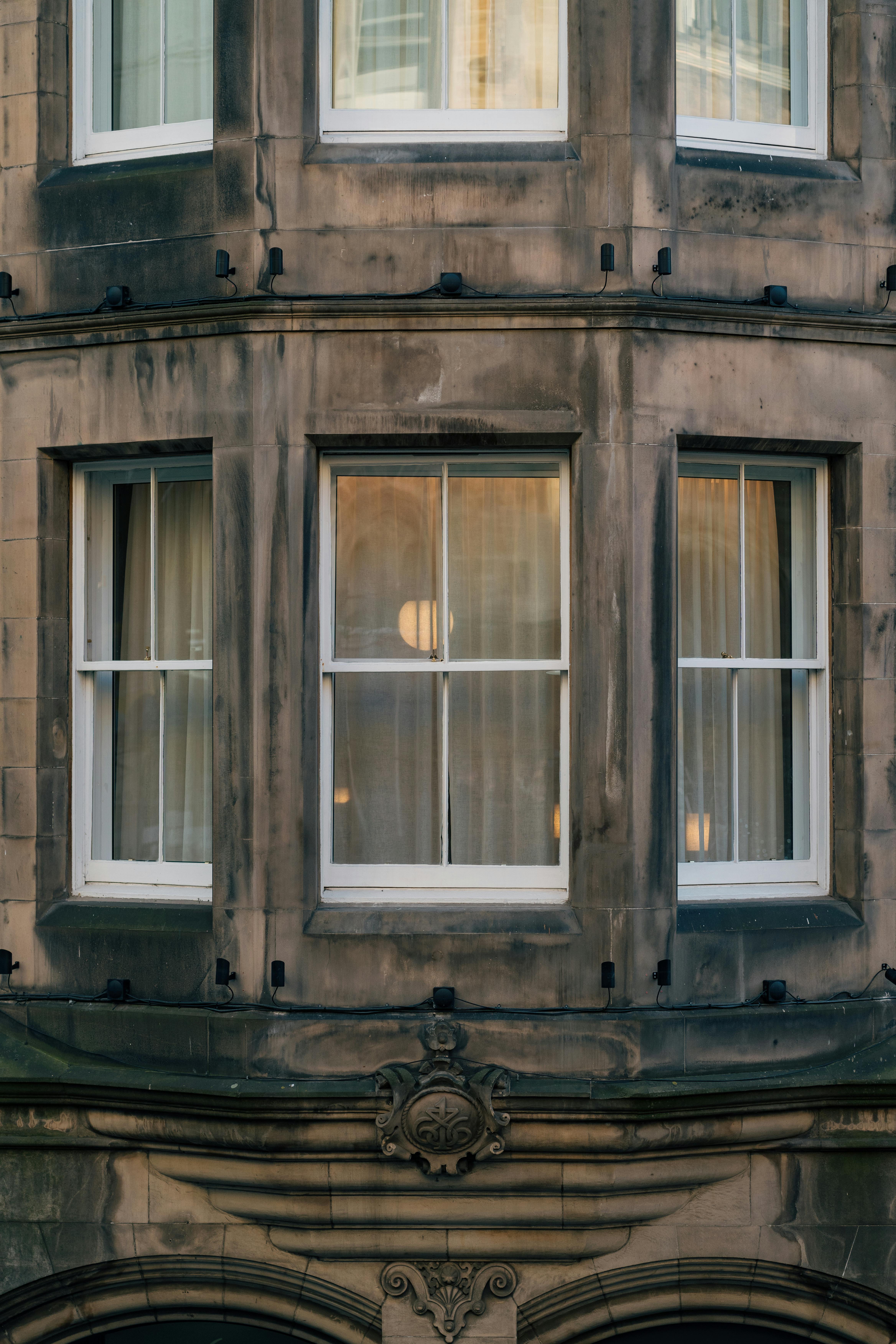 Lavender Window with Shutters · Free Stock Photo