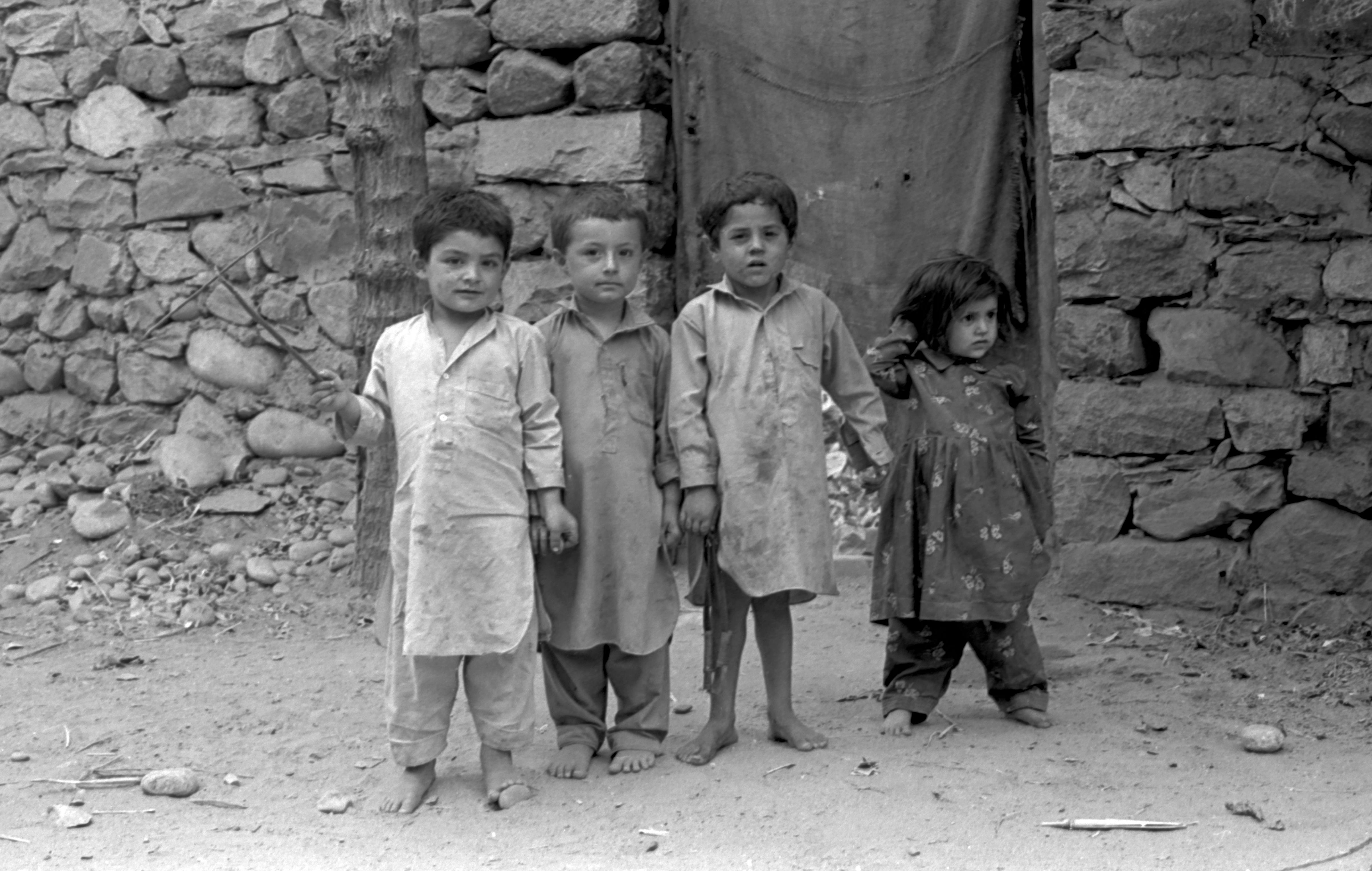 Children Posing in Gilgit-Baltistan Village · Free Stock Photo