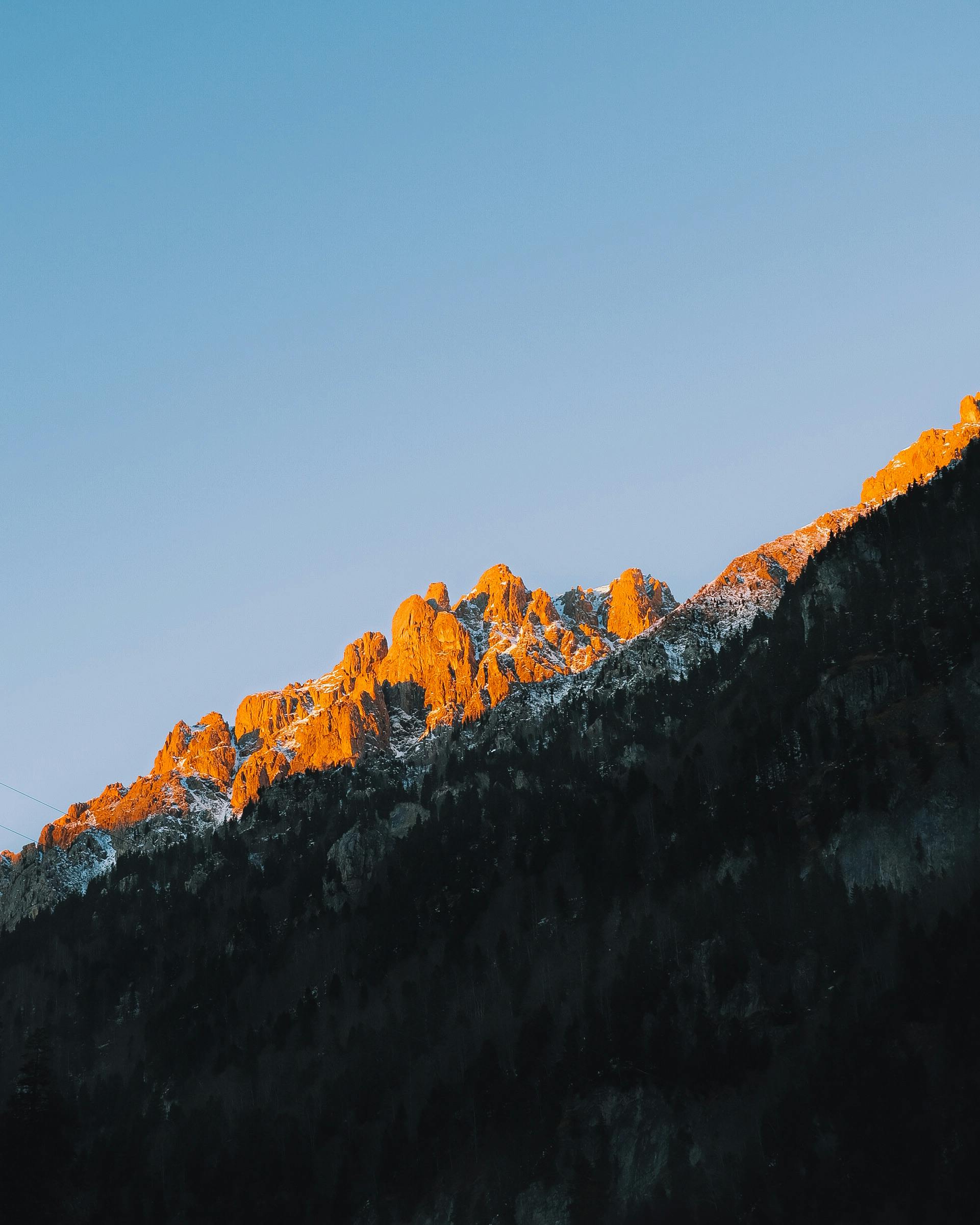 Winter Sunrise on Snowy Mountains in Trabzon · Free Stock Photo