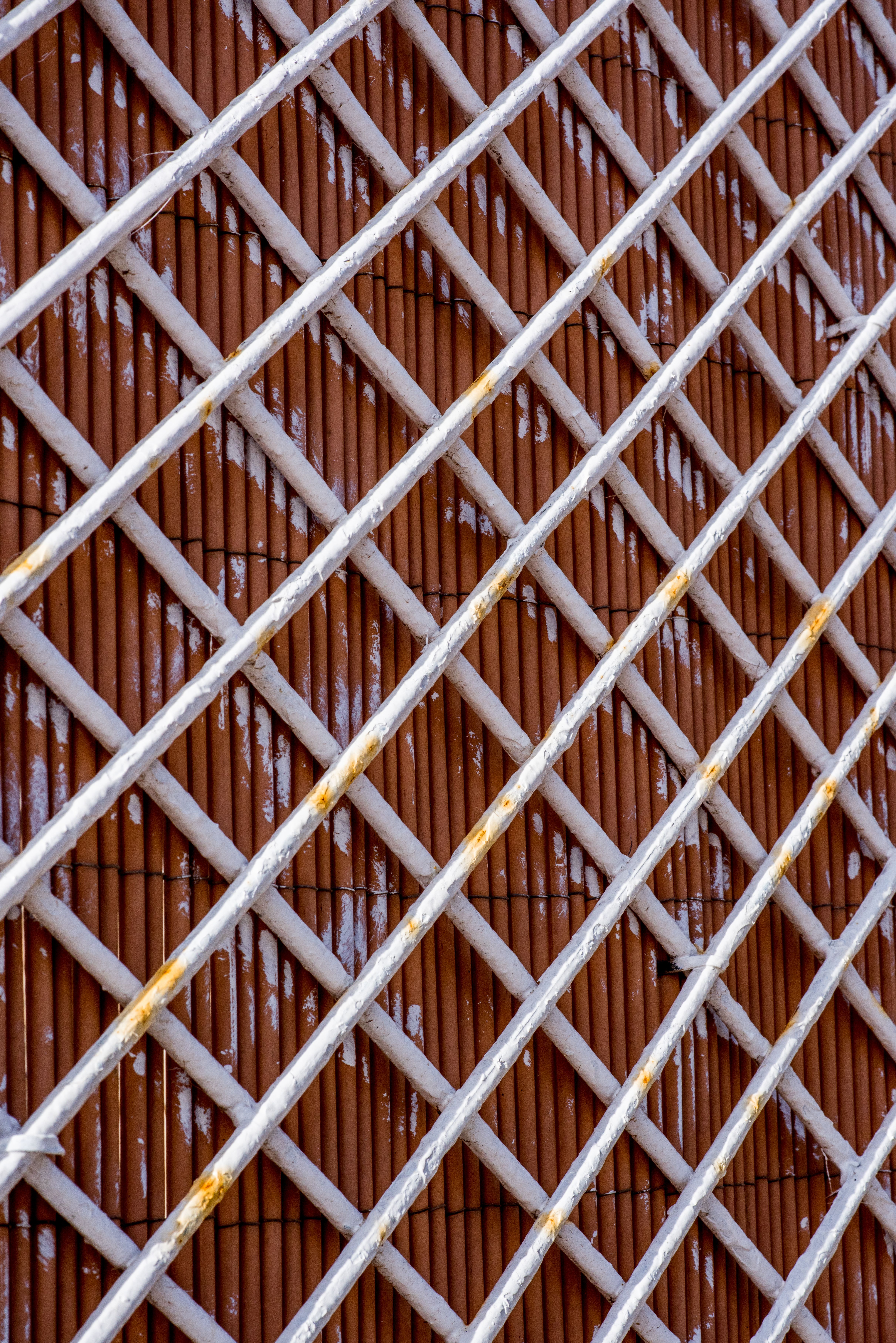 Rustic brown and white lattice pattern design · Free Stock Photo