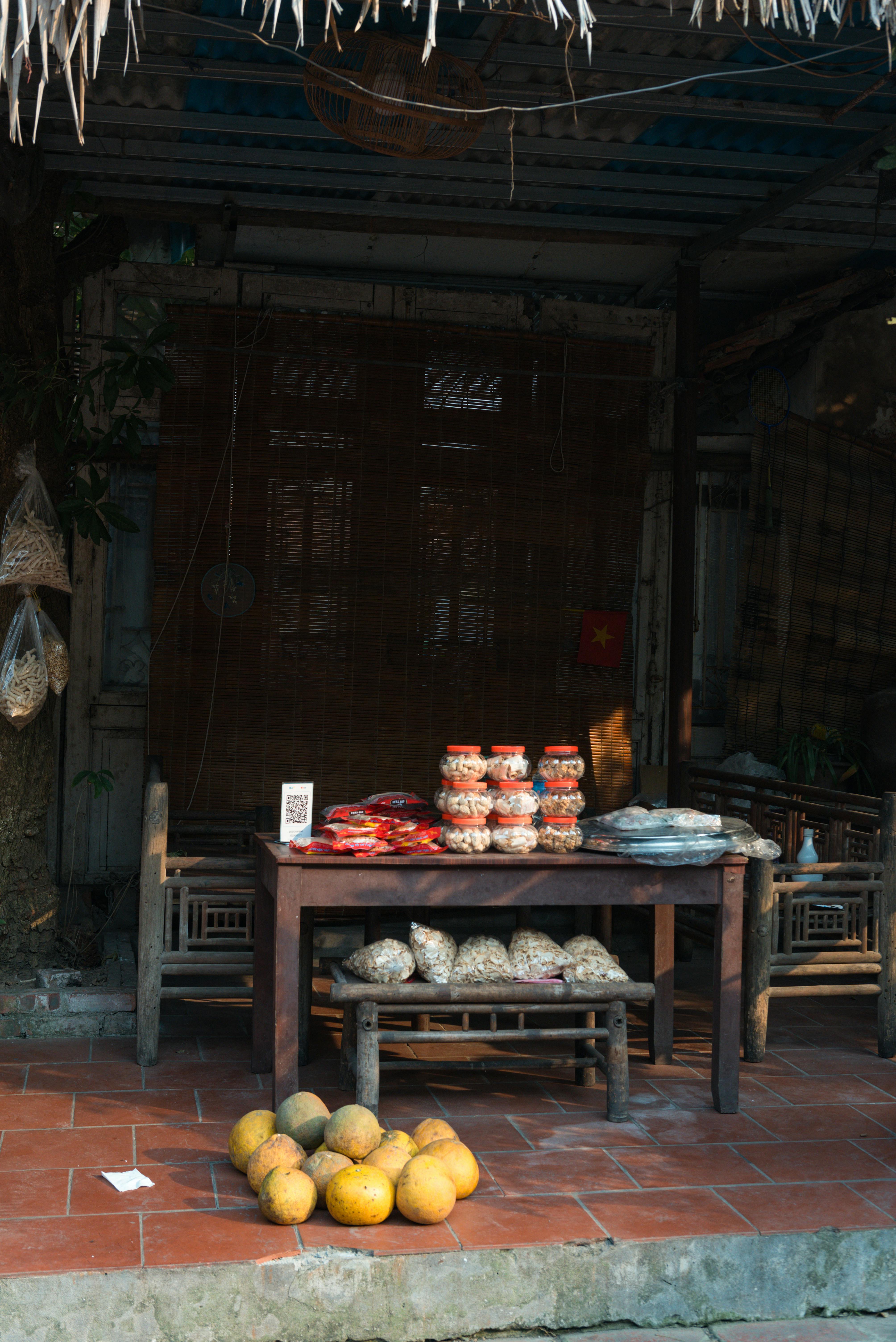 Traditional Vietnamese Street Market Display · Free Stock Photo