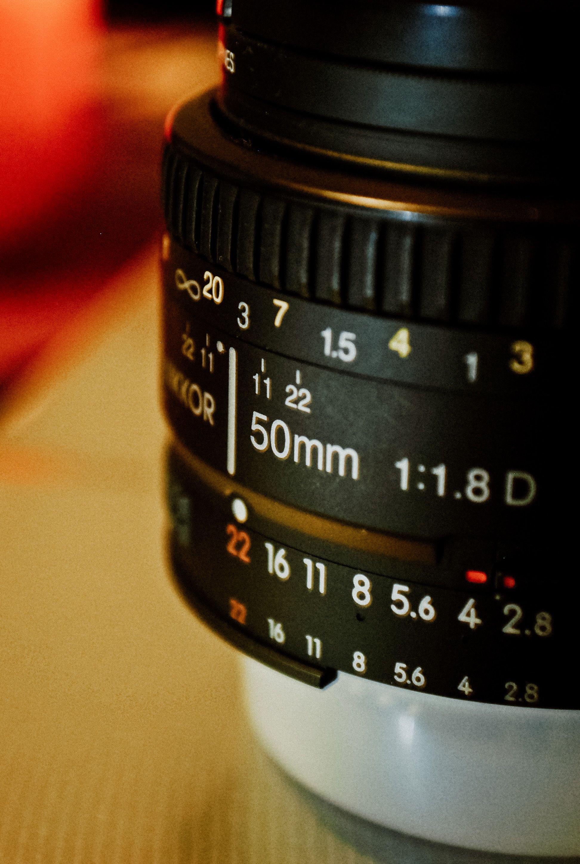 Close-up of 50mm DSLR Camera Lens · Free Stock Photo