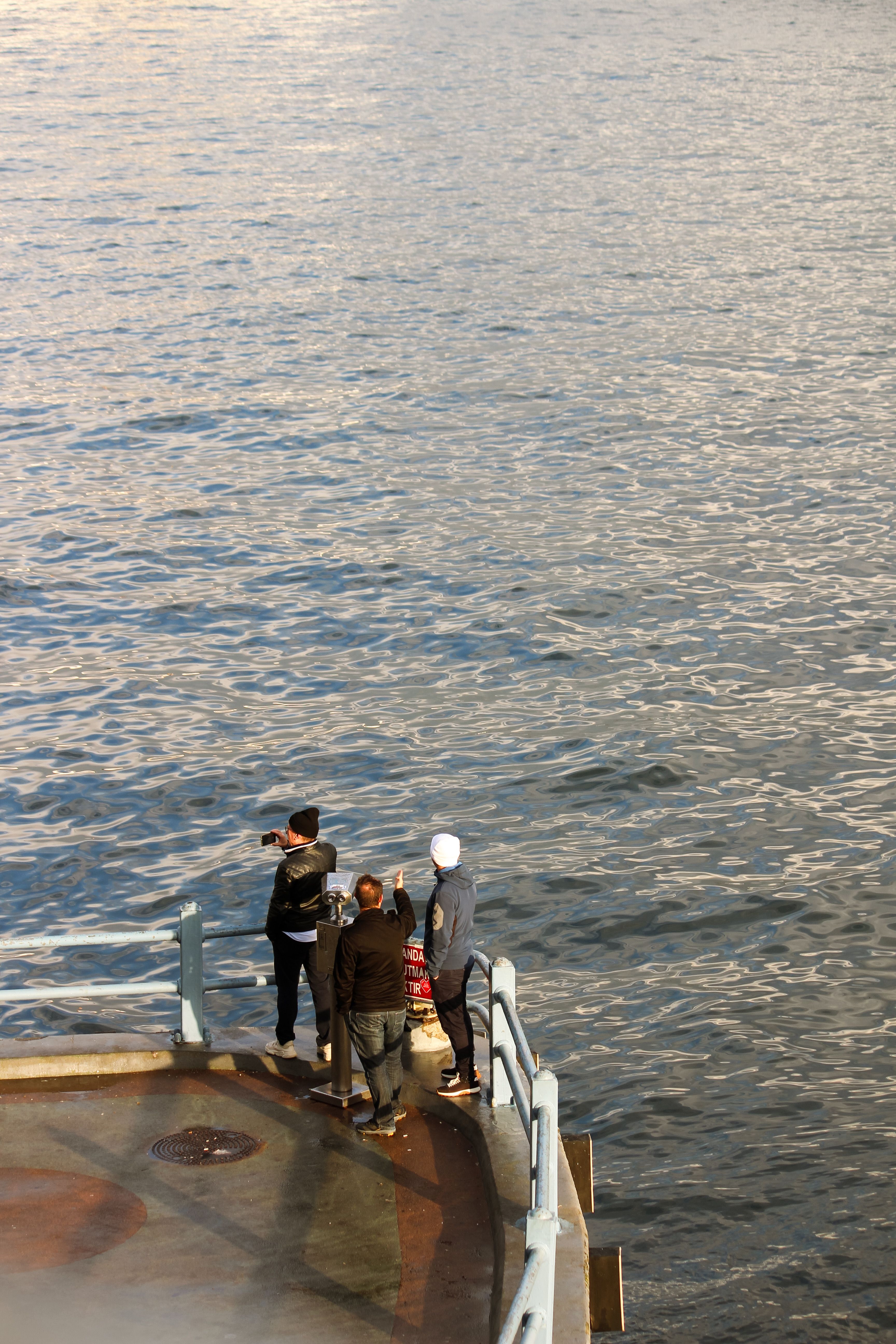 People Enjoying Scenic View by the Water · Free Stock Photo