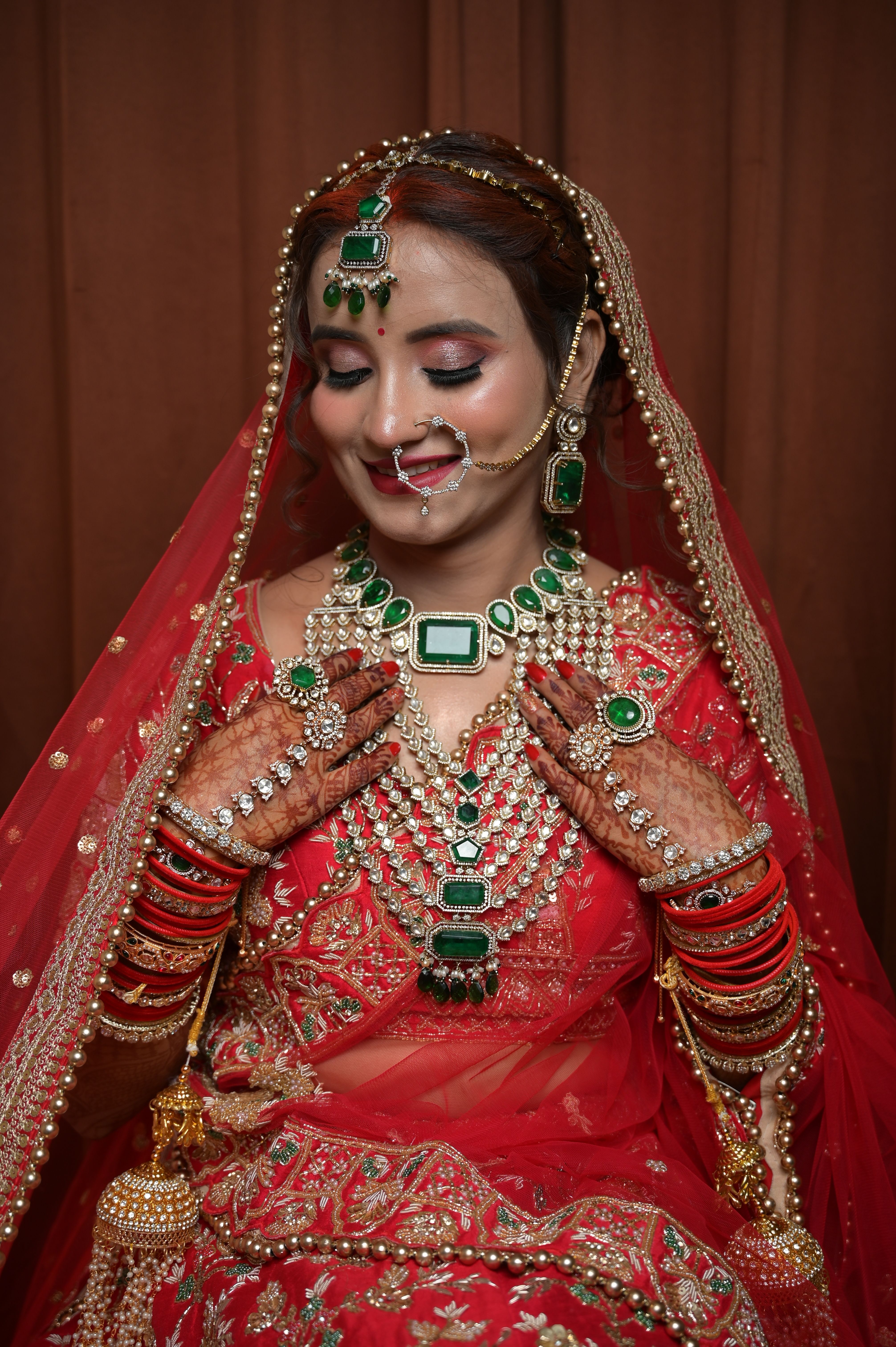 Stunning Traditional Indian Bridal Portrait · Free Stock Photo