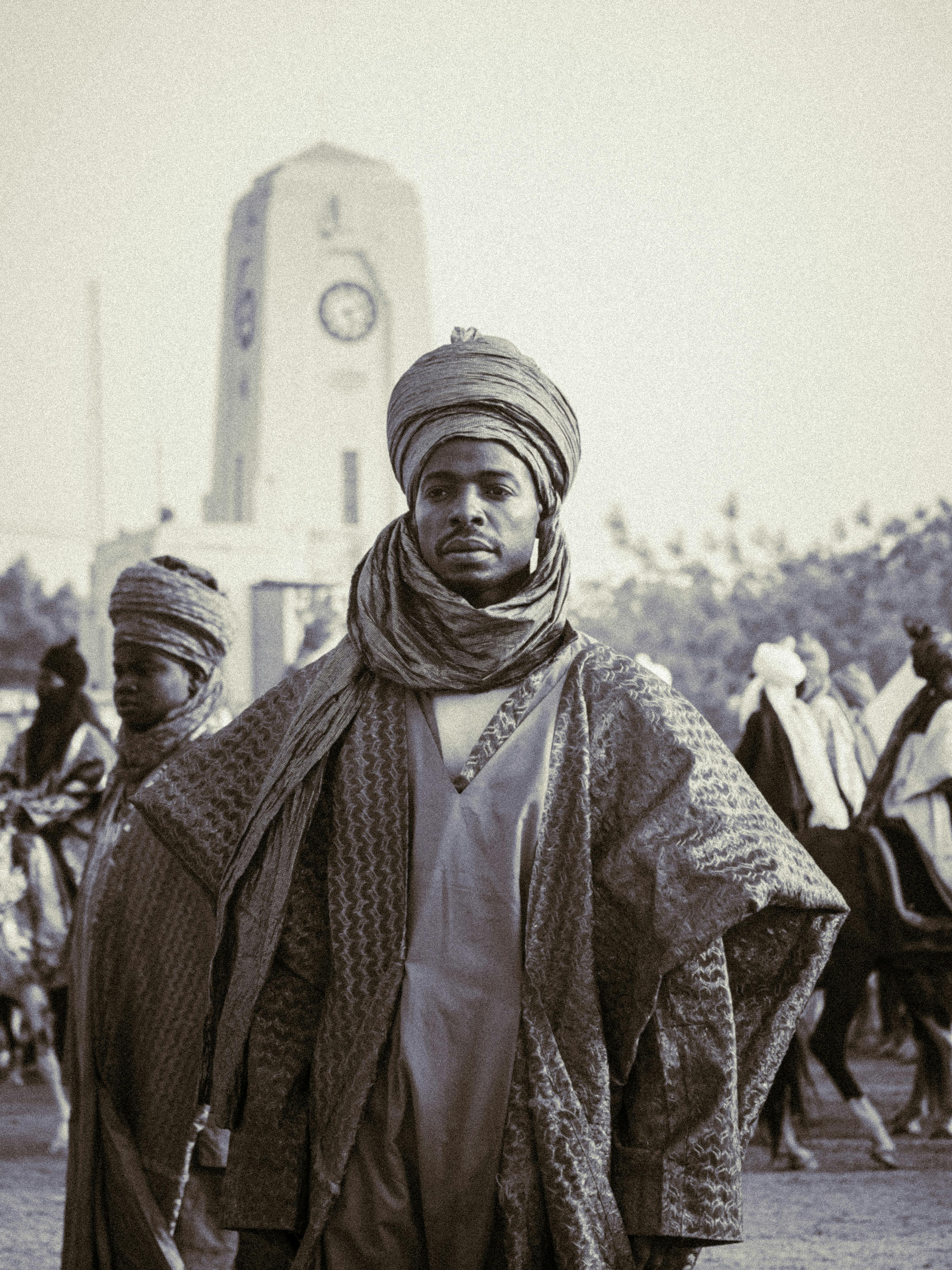 Cultural Portrait of Men in Traditional Attire · Free Stock Photo