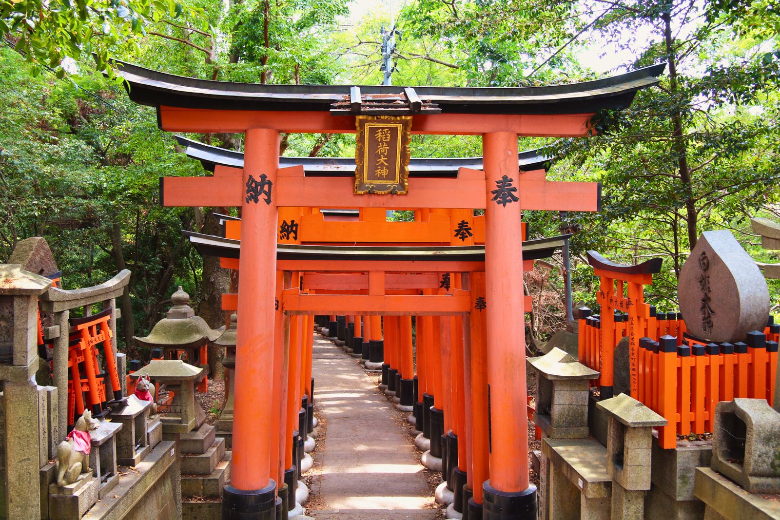 Wallpaper Flare 4kman Near Torii Gate ,Gray Temple Wallpaper, Landscape ...