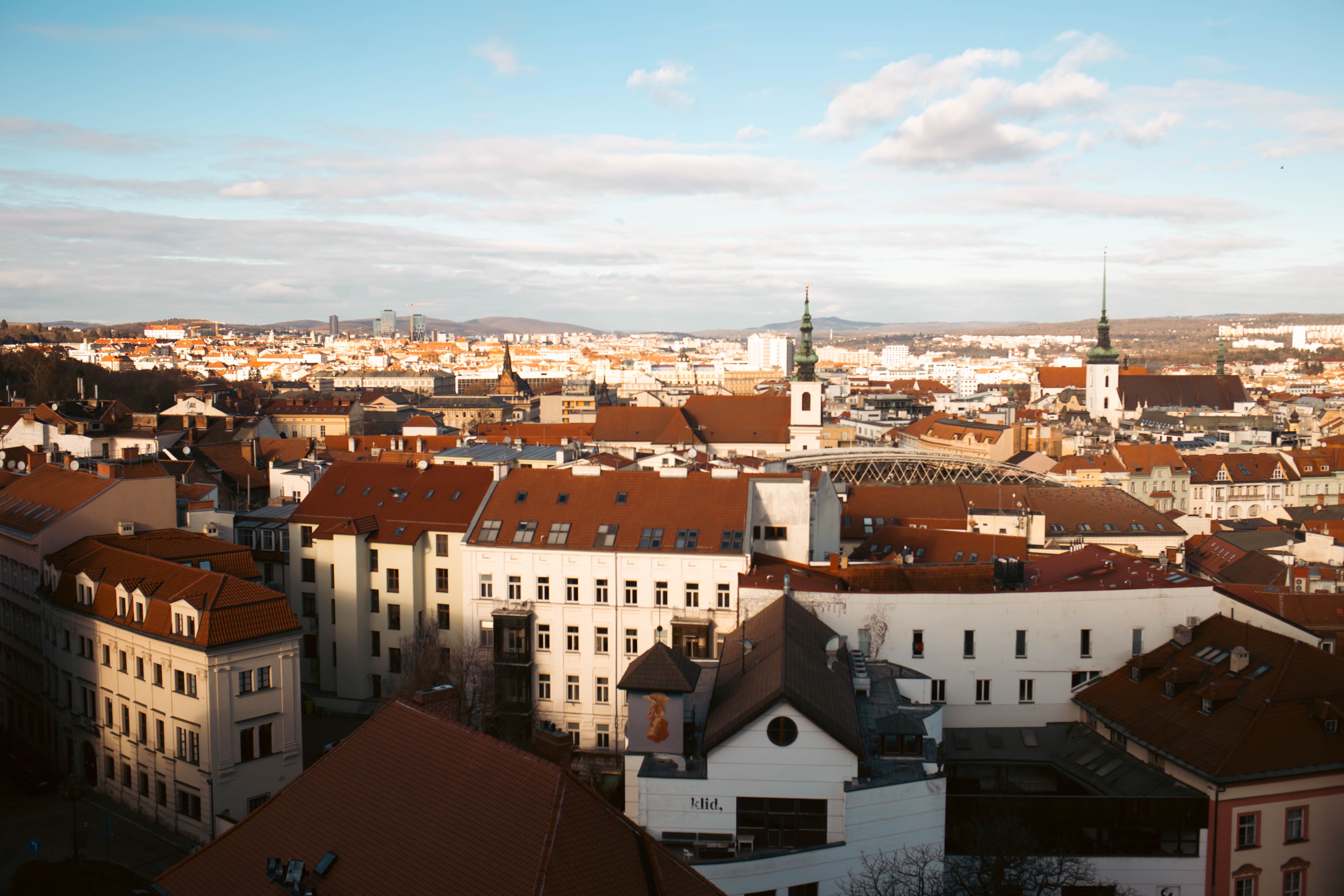 Vue Aérienne De L'architecture Historique De Brno · Photo gratuite