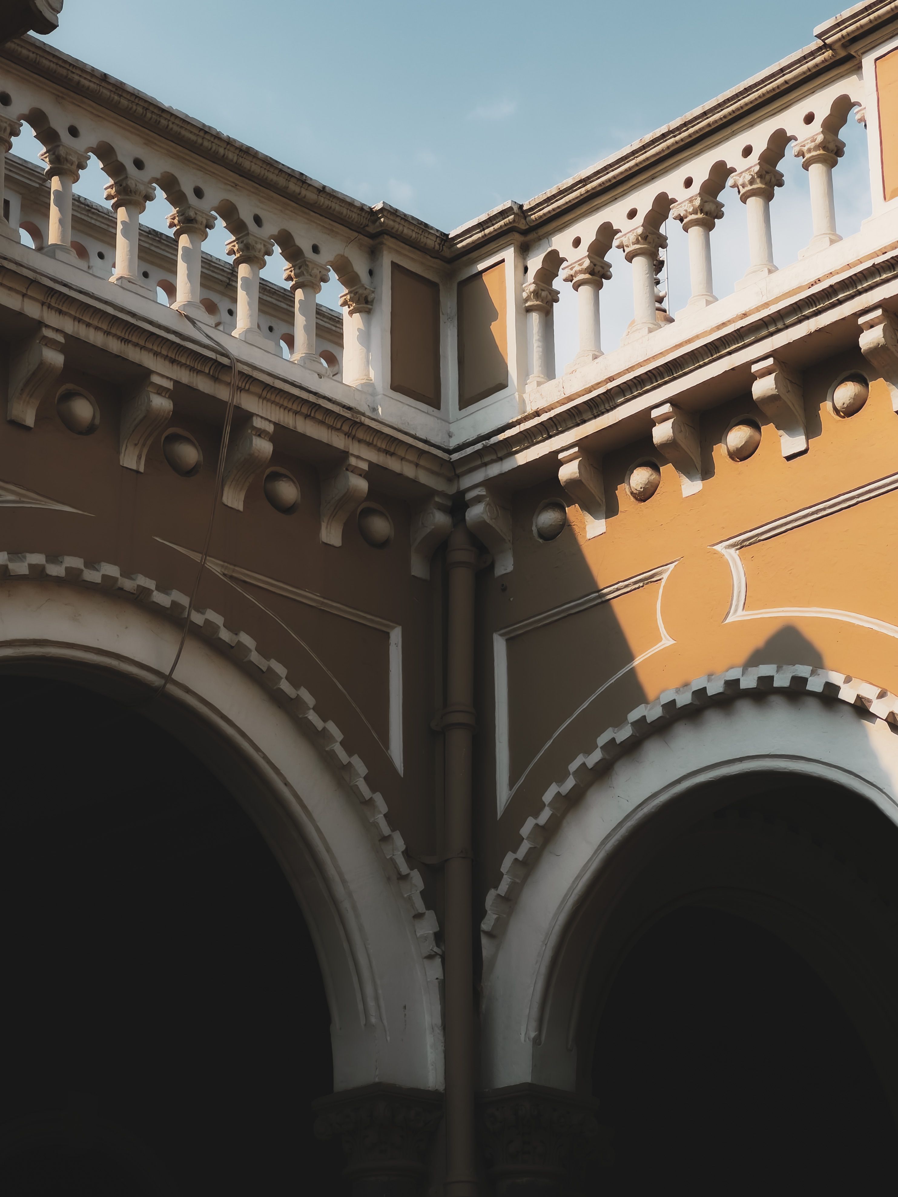 Elegant Architectural Detail of Historic Building · Free Stock Photo