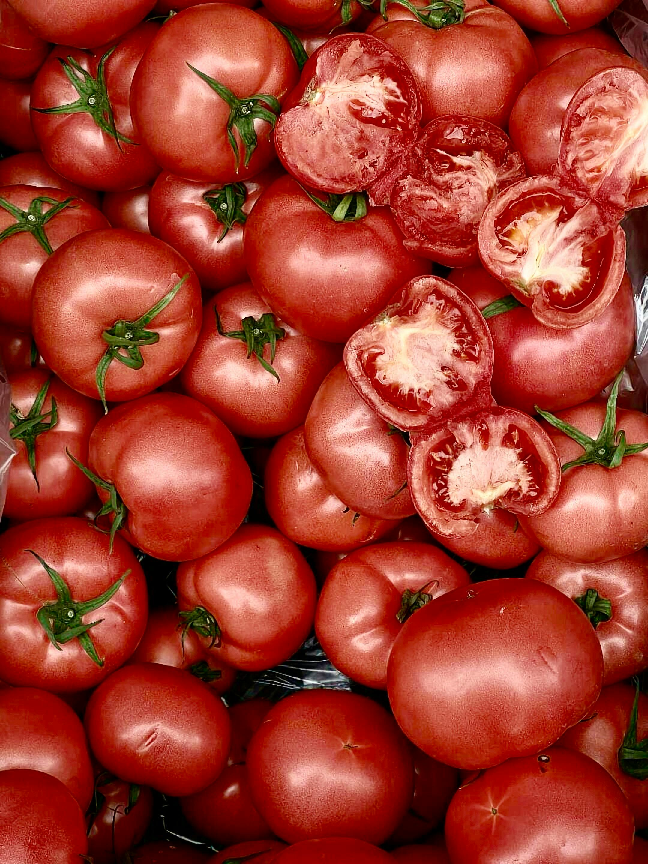 Red Tomatoes on Board · Free Stock Photo