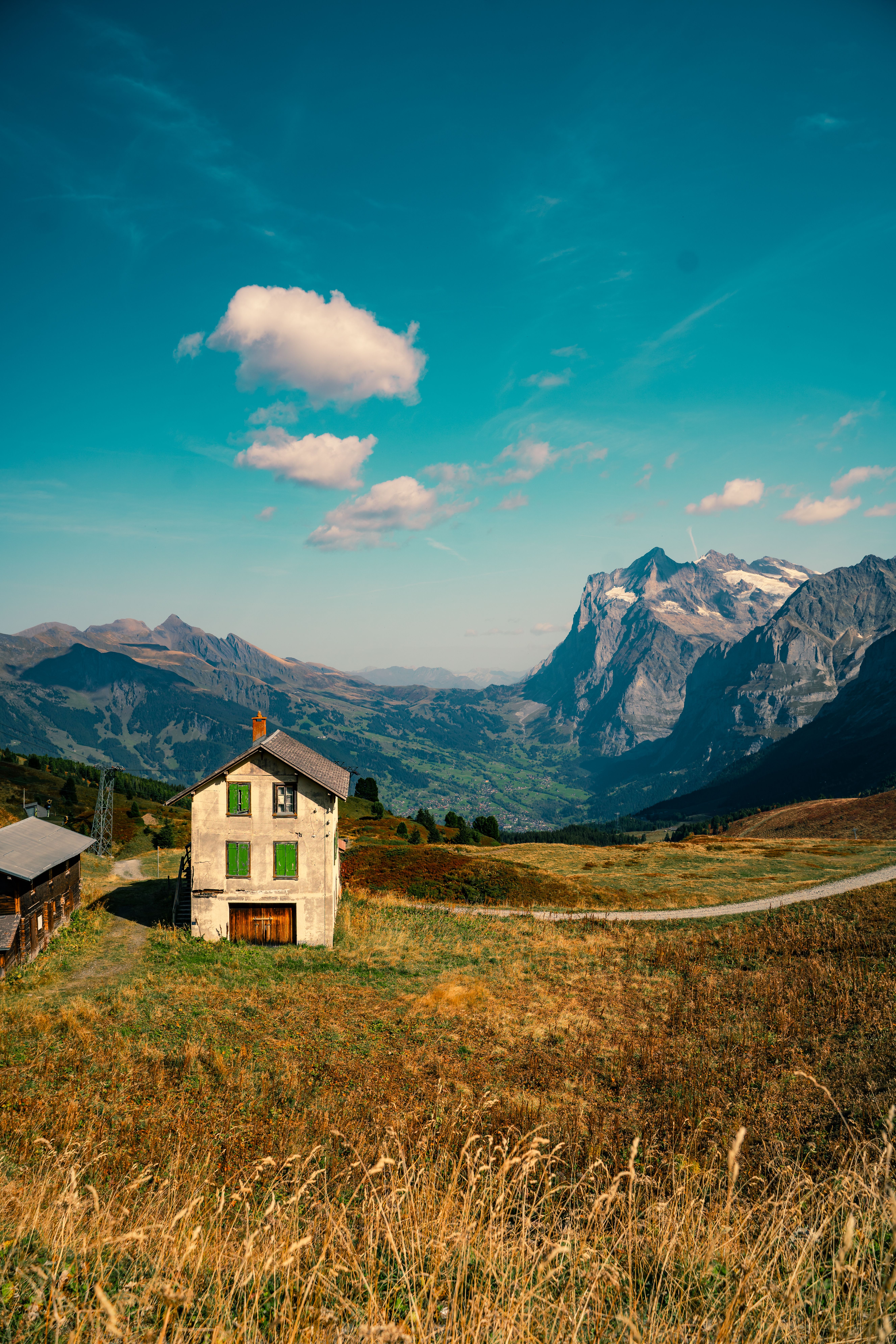 Scenic Swiss Alps Countryside with Mountain Views · Free Stock Photo