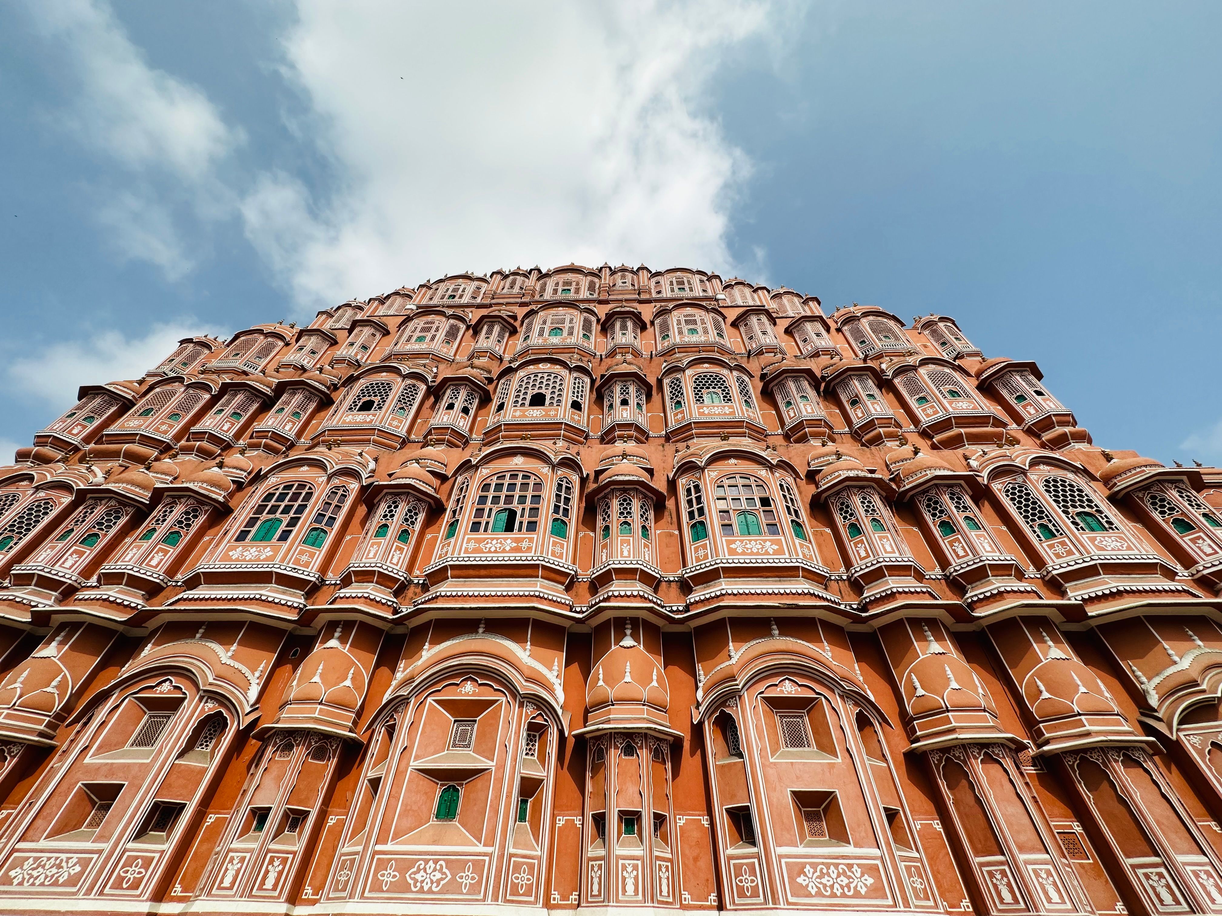 La Impresionante Fachada Del Hawa Mahal En Jaipur · Foto de stock gratuita