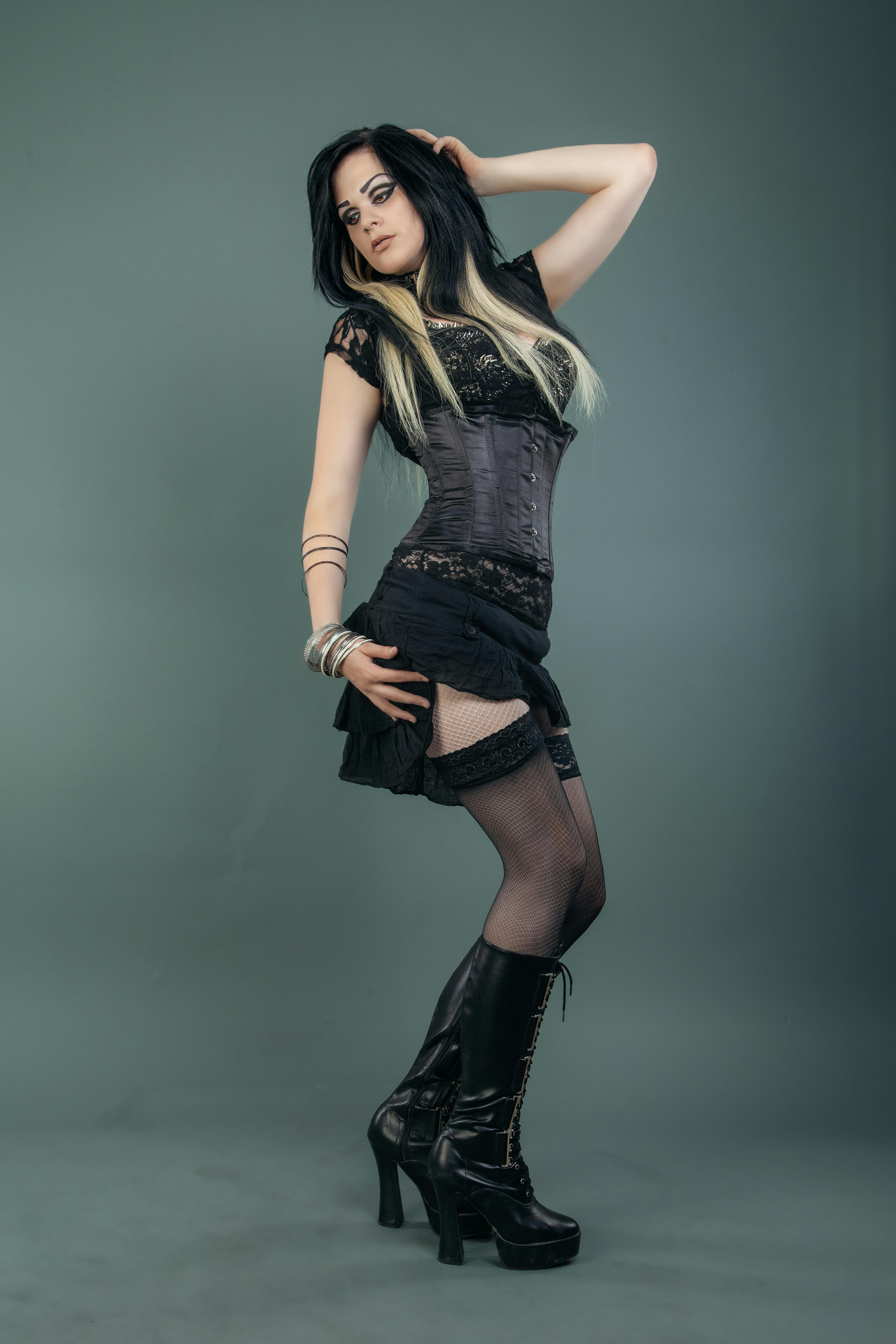 Gothic Fashion Portrait of Stylish Woman · Free Stock Photo