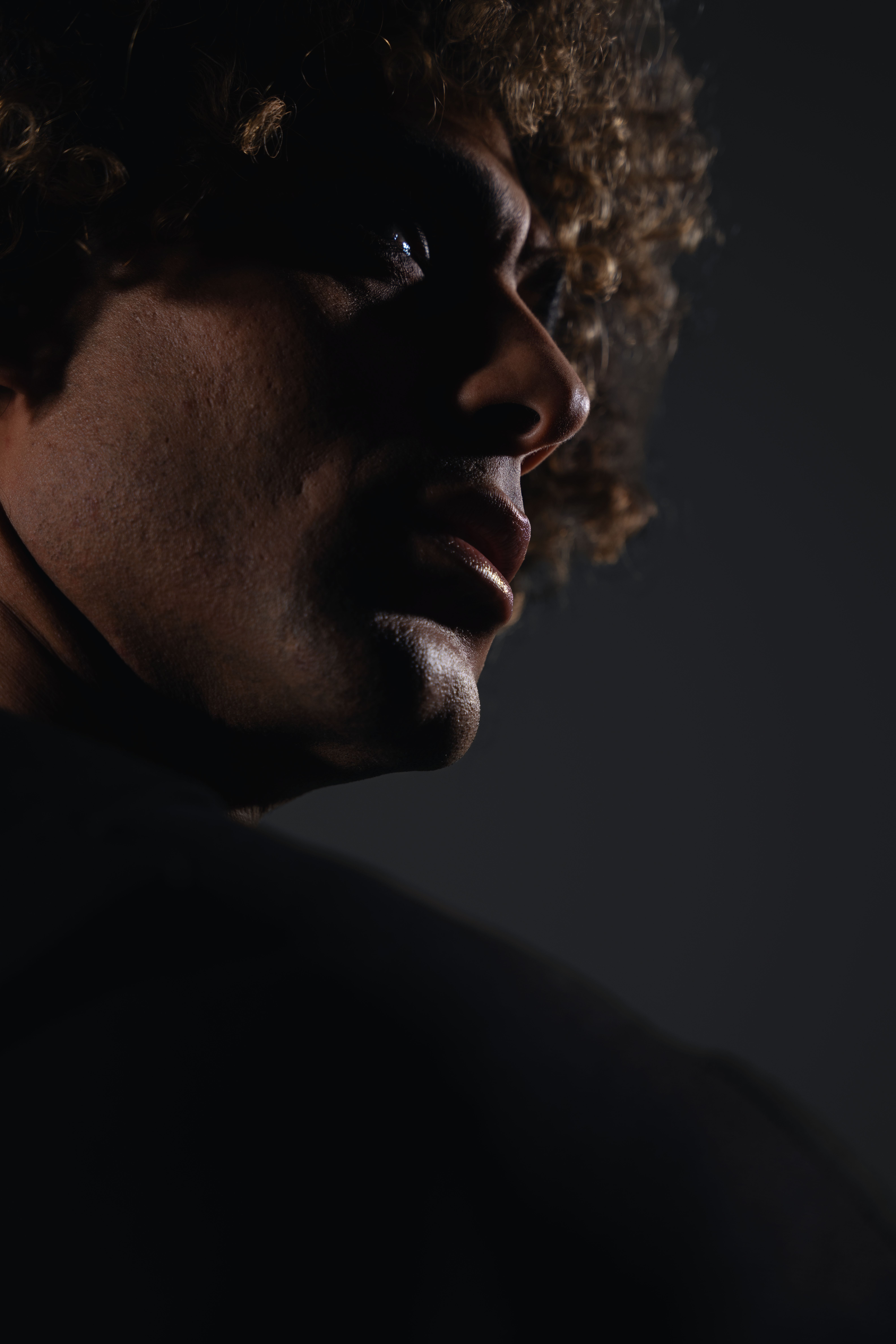 Moody Portrait of a Male Model in London Studio · Free Stock Photo
