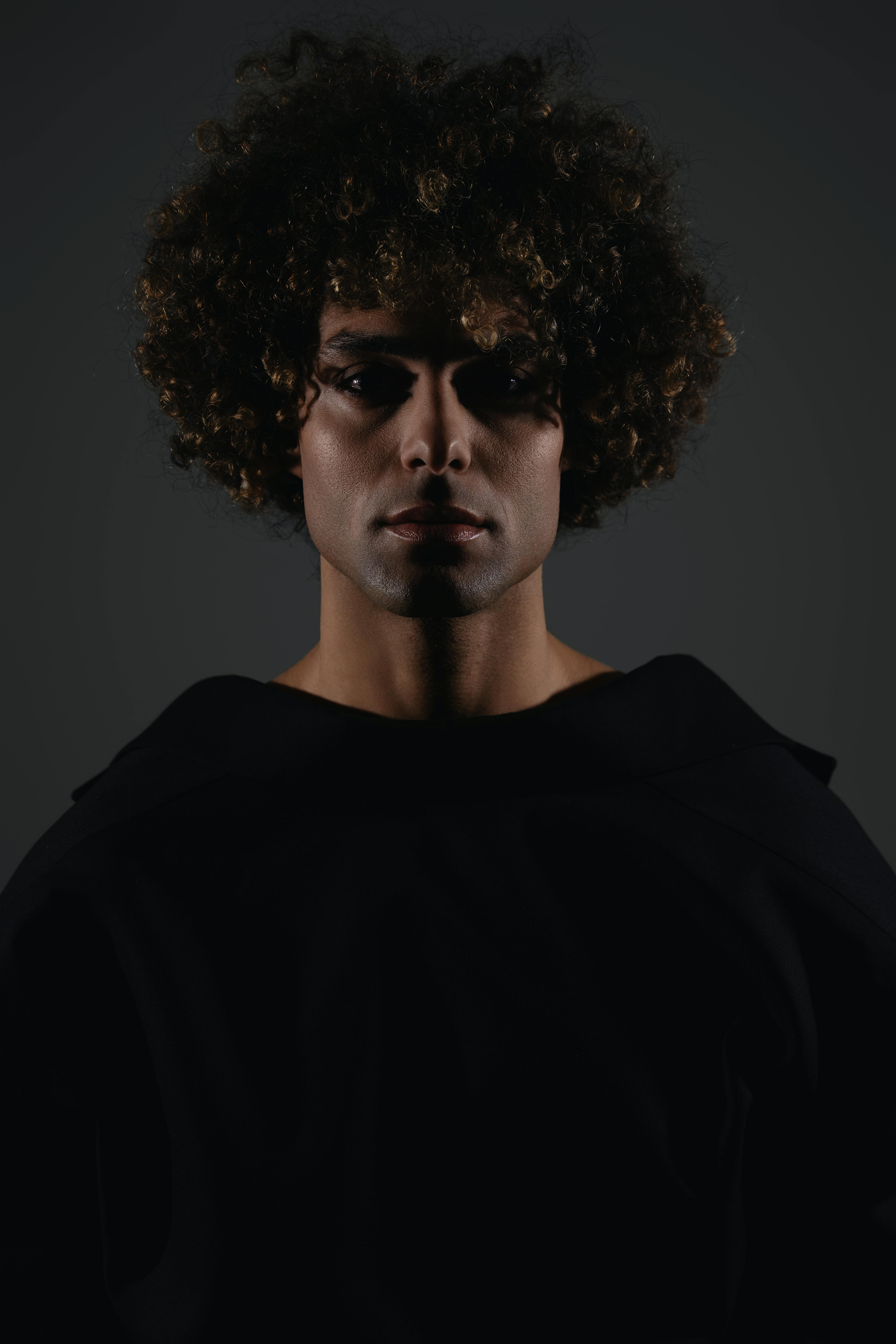 Dramatic Male Portrait with Moody Lighting · Free Stock Photo