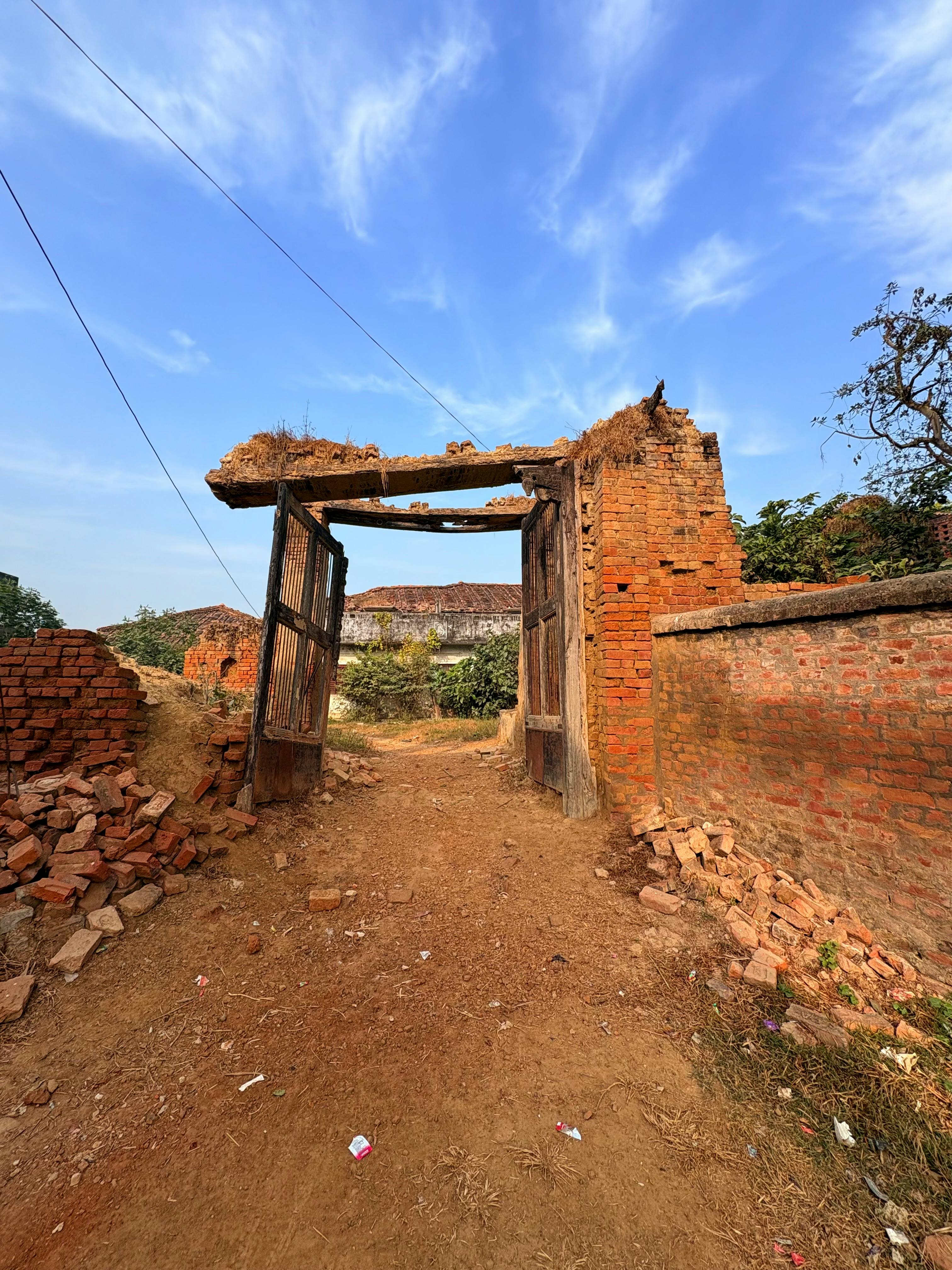 Ancient Brick Gateway Ruins in Azamgarh · Free Stock Photo