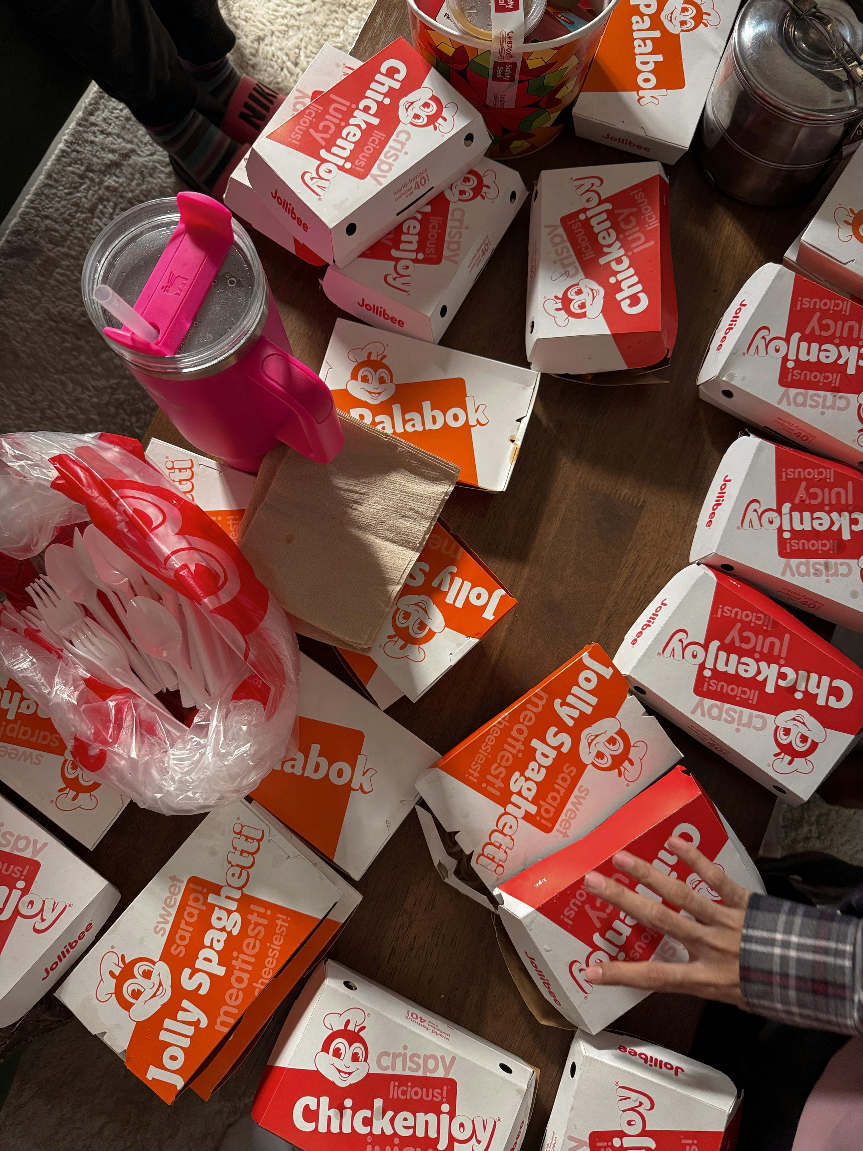 Jollibee Meal Boxes on Table in Maasin City · Free Stock Photo