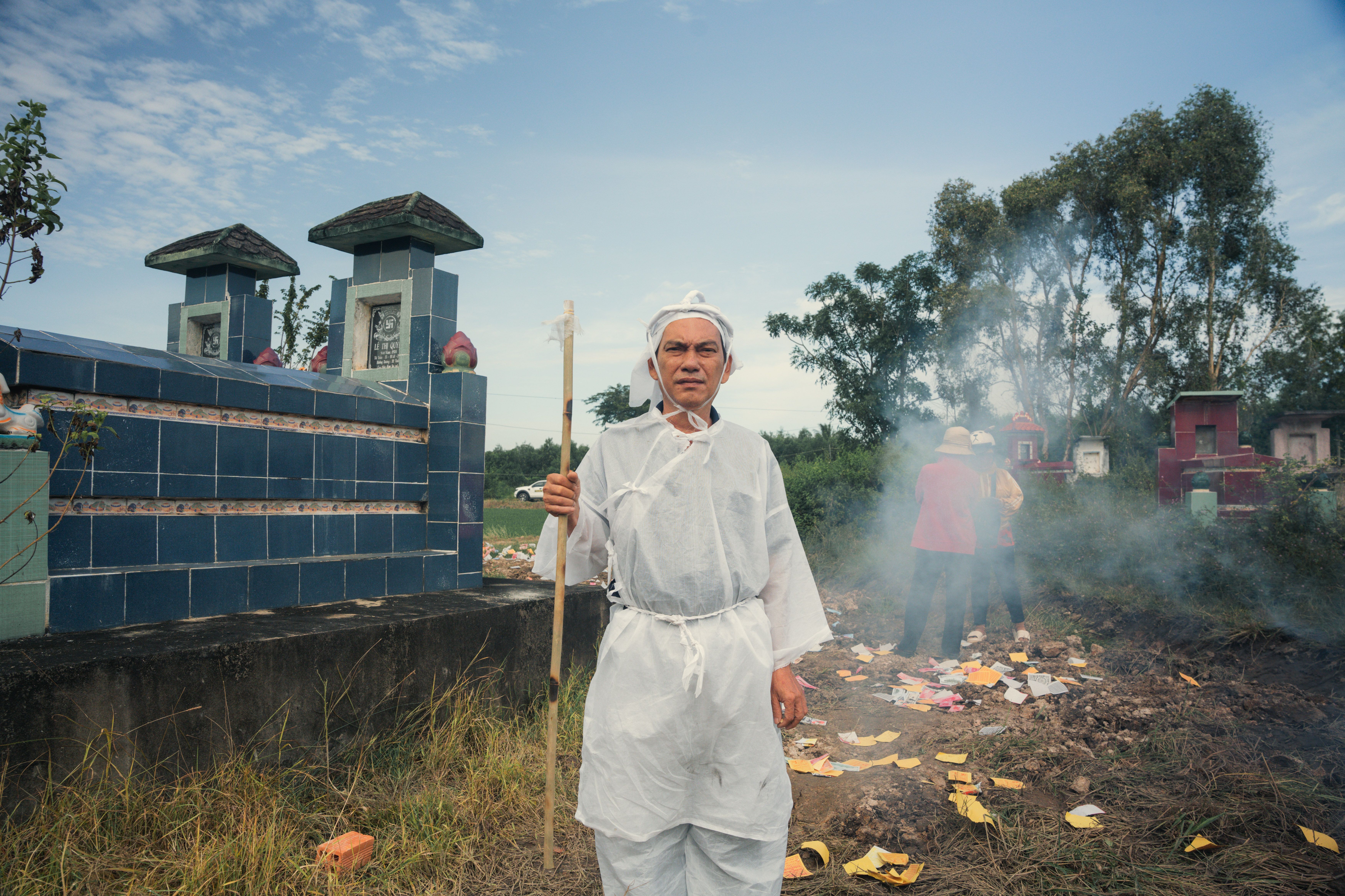 Traditional Funeral Ceremony in Rural Setting · Free Stock Photo