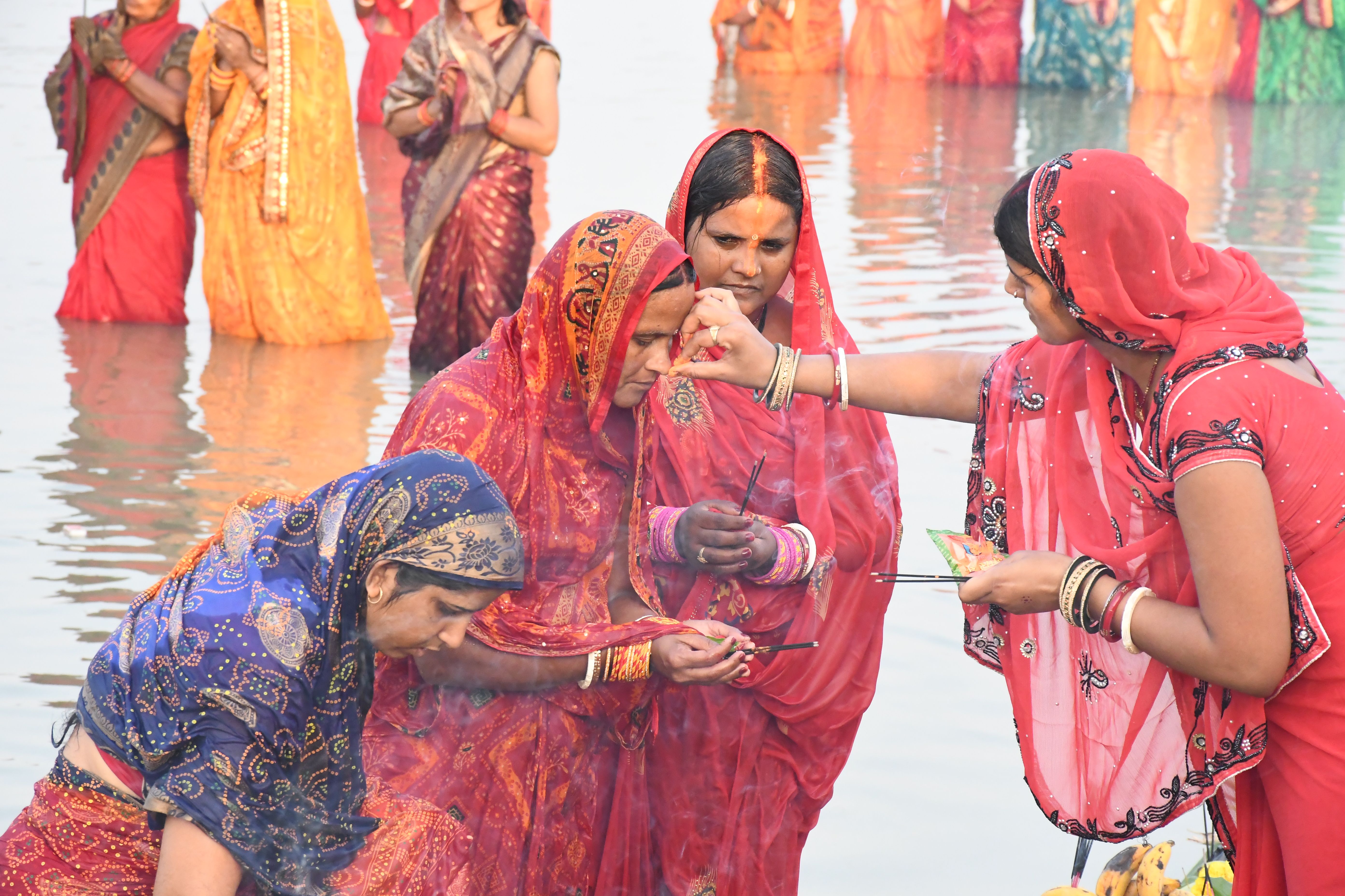 Indian Women Celebrating Traditional Festival · Free Stock Photo