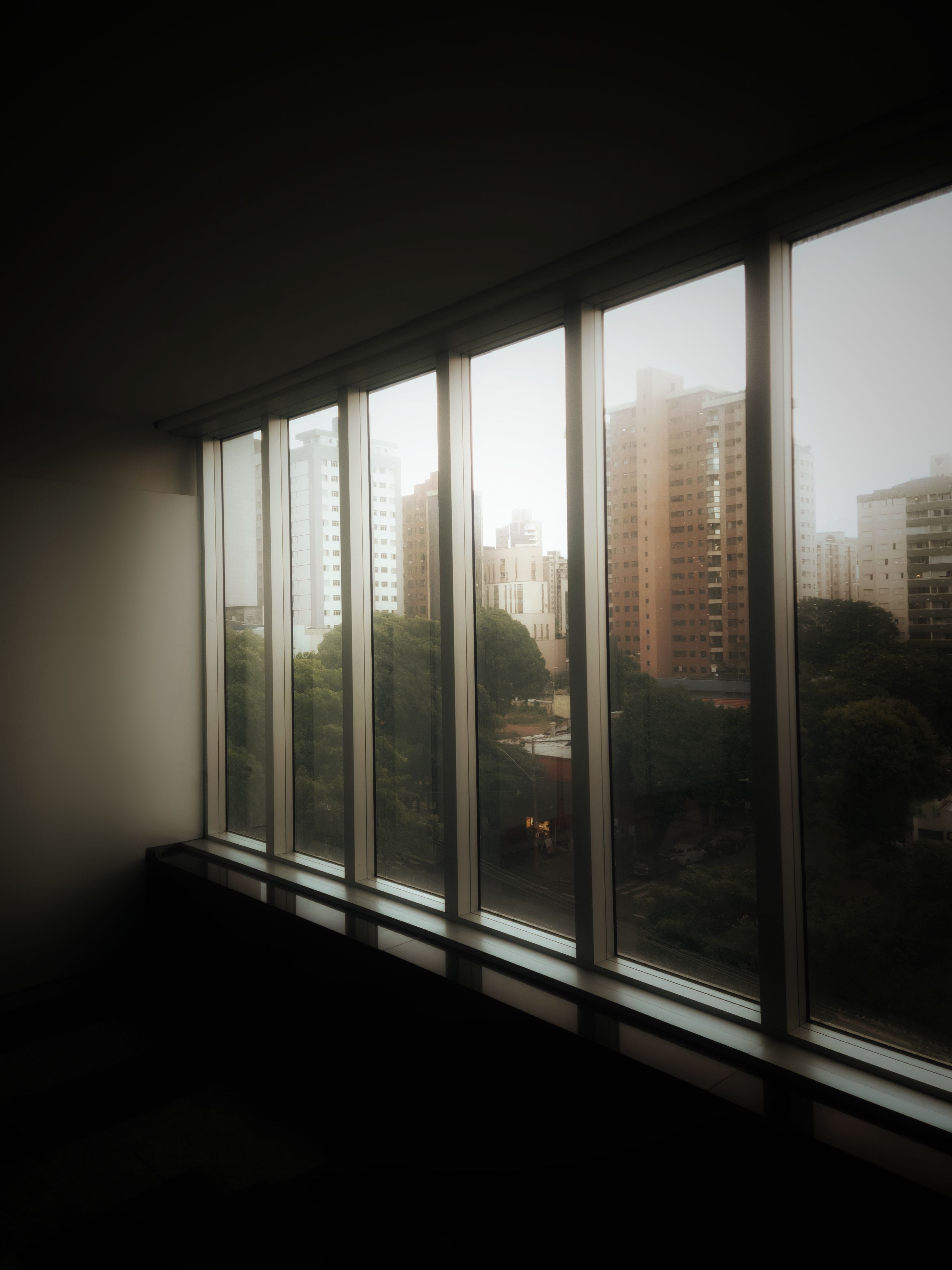 Cinematic View of São Paulo Through Large Windows · Free Stock Photo